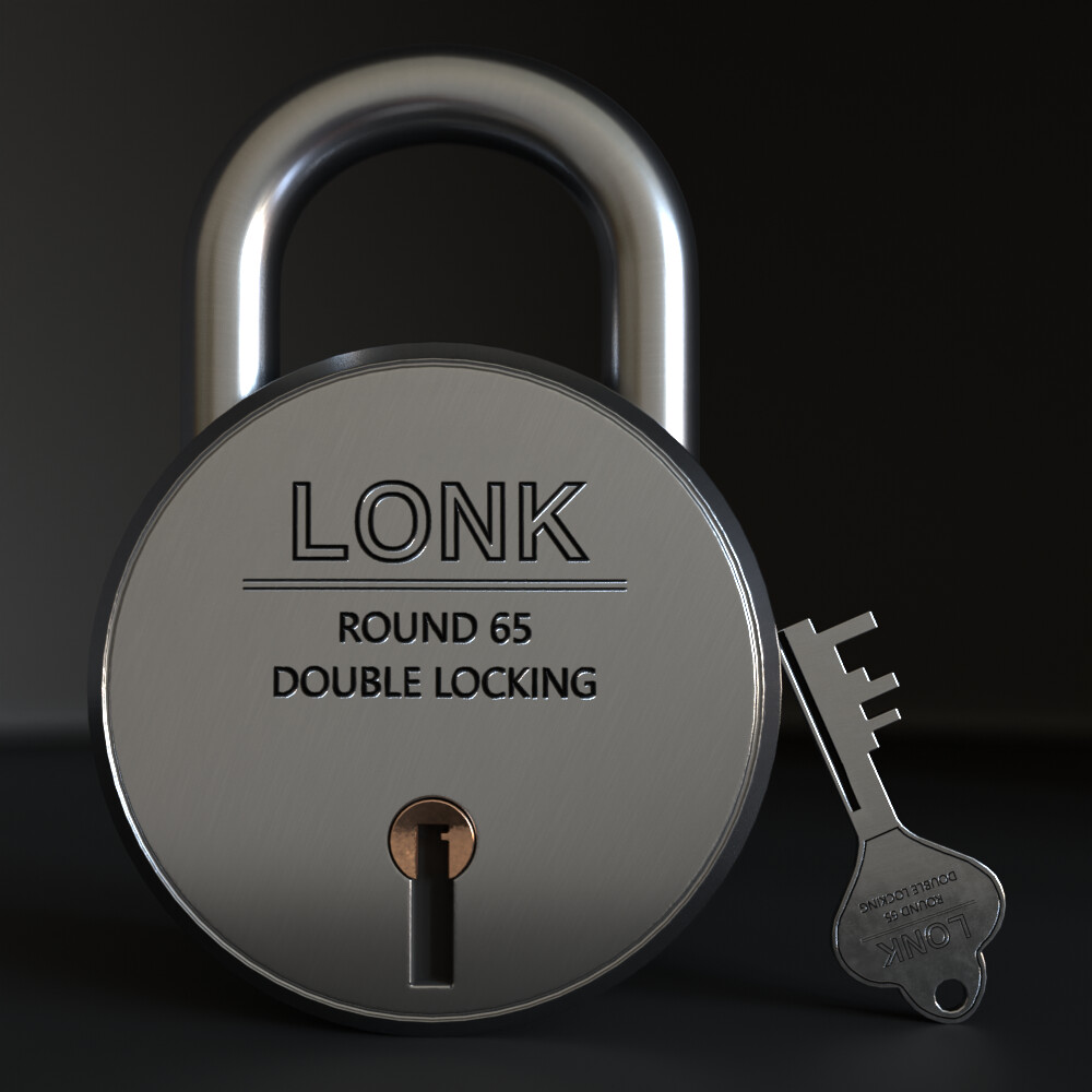ArtStation - Round Lock with Keys