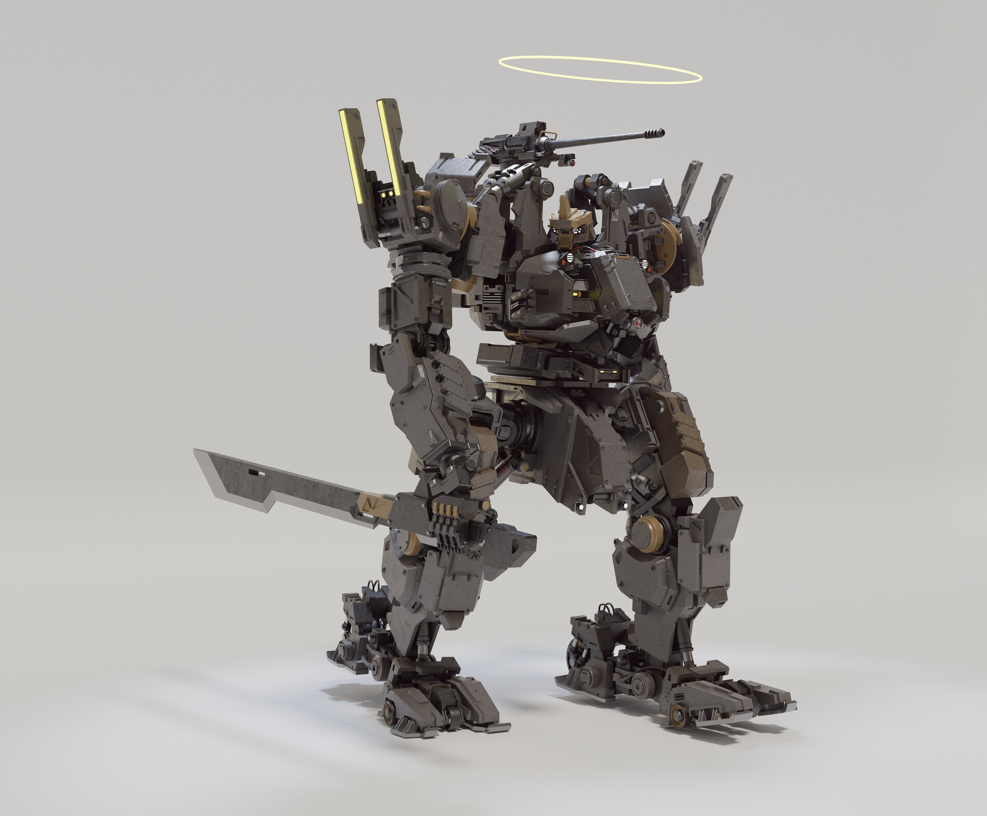 ArtStation - Combat mecha