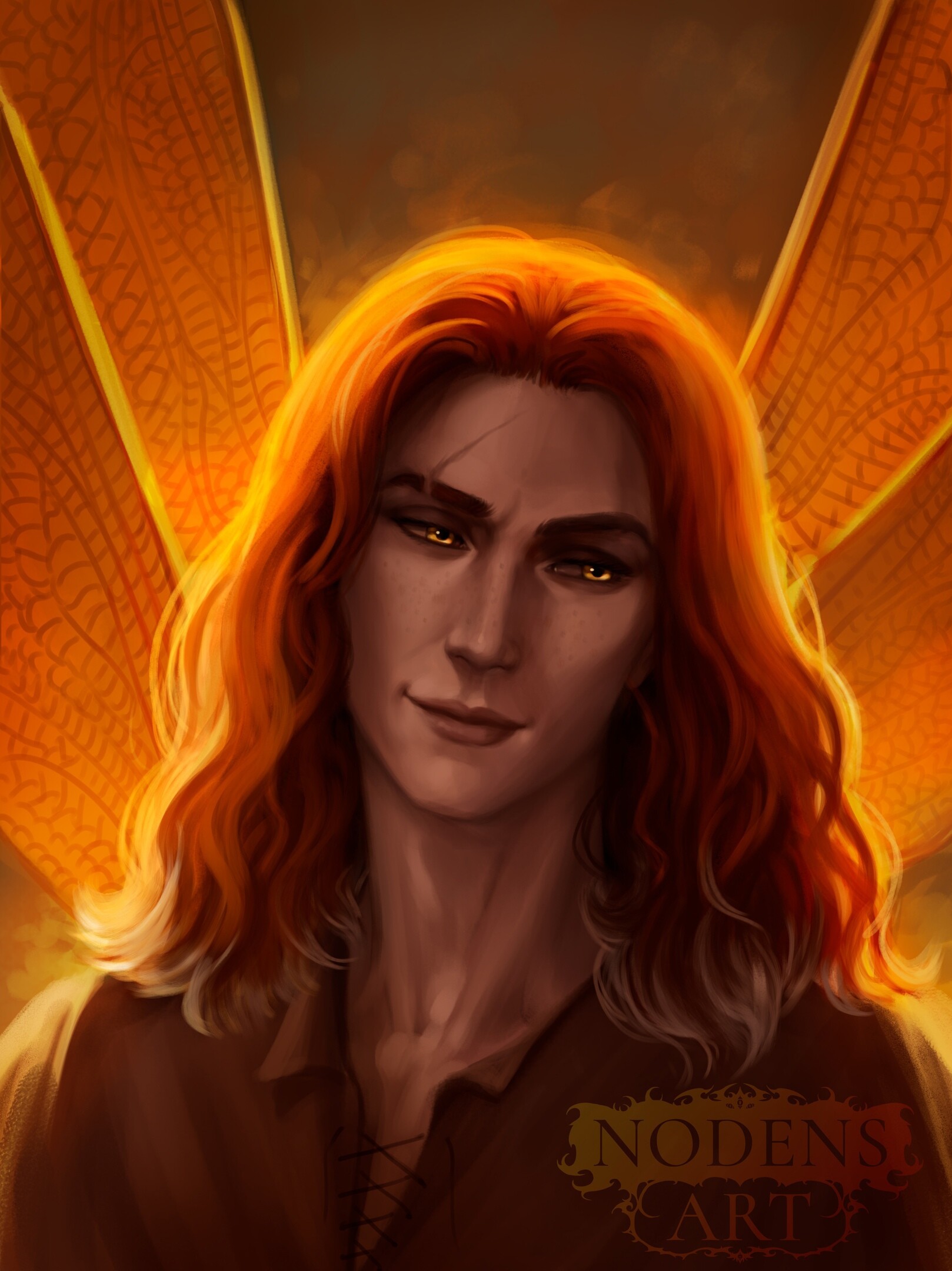 ArtStation - Orange fey