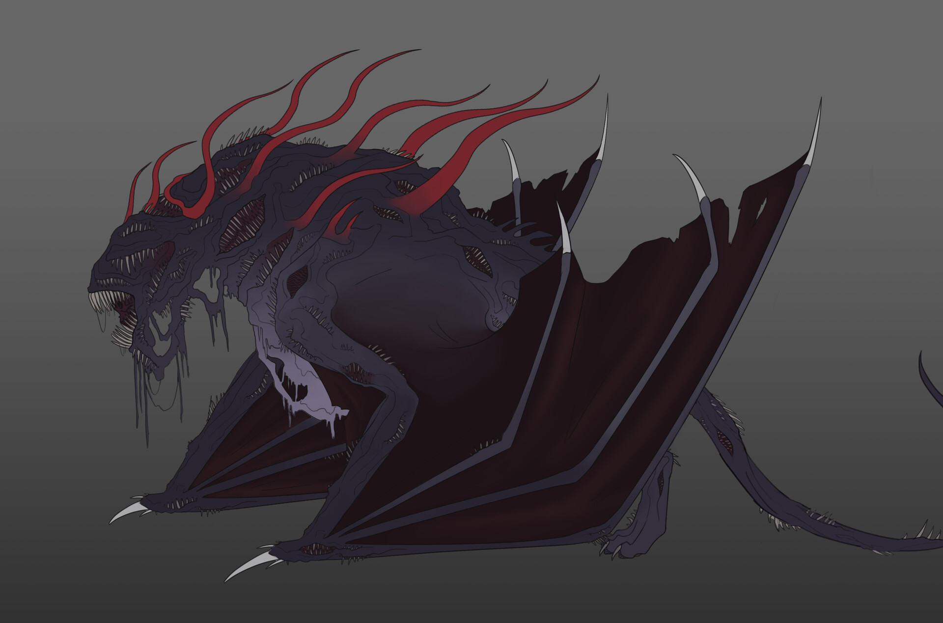 ArtStation - Decaying dragon