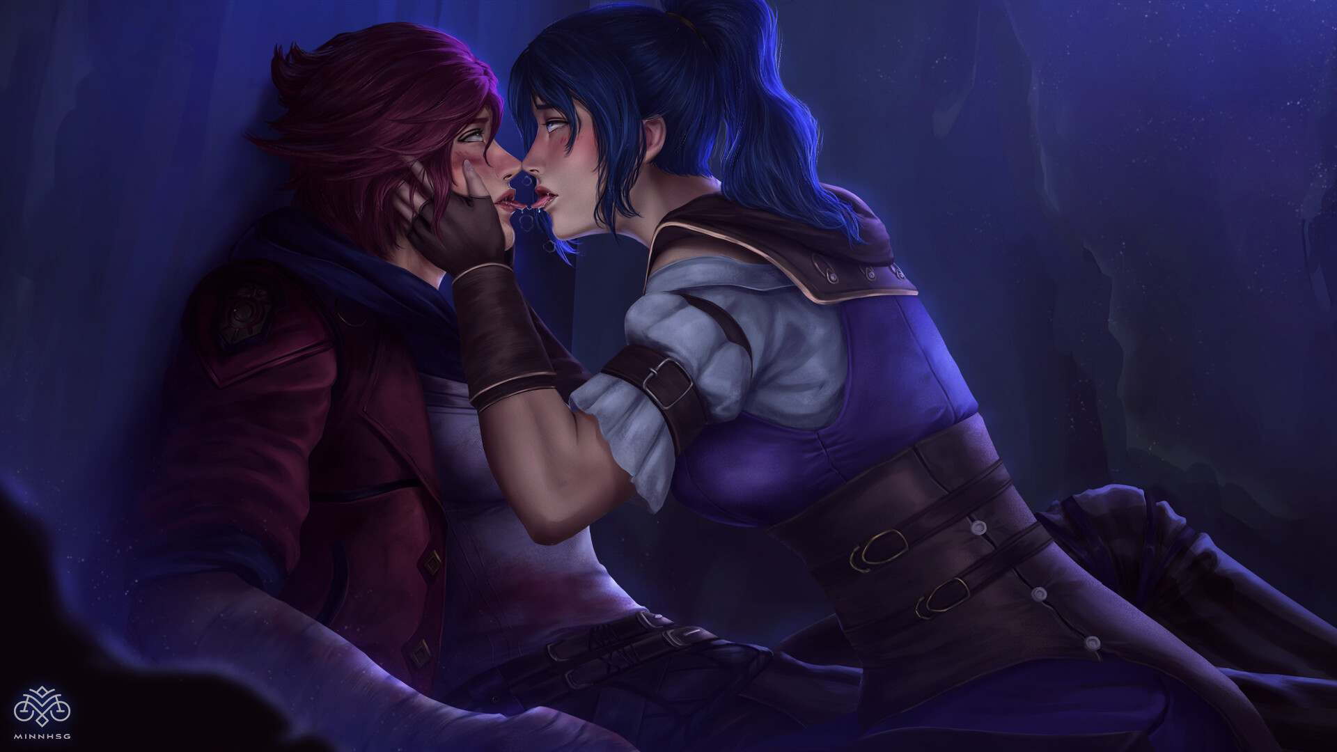 Minnhsg Vi X Caitlyn From Arcane