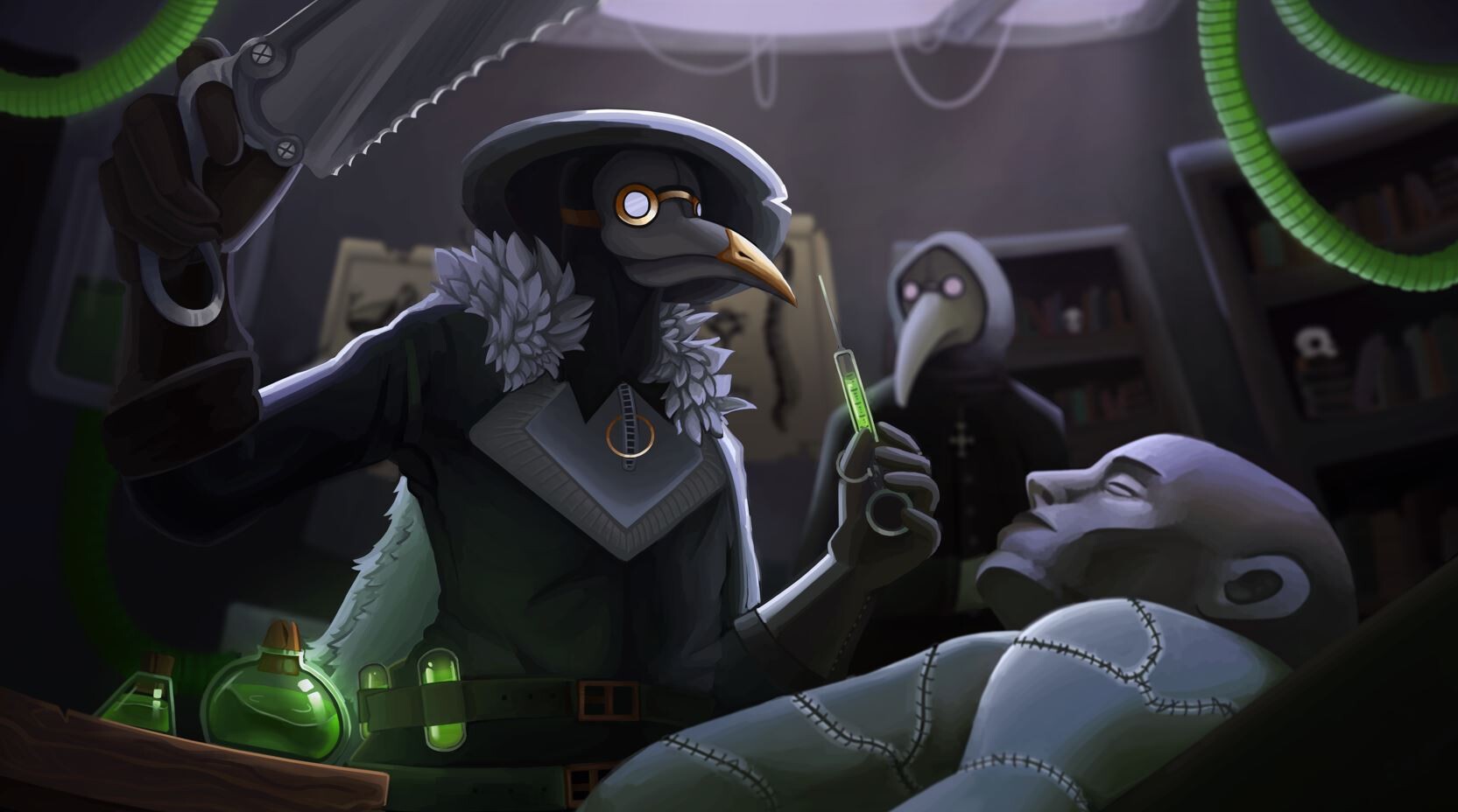 ArtStation - Plague Doctor operation