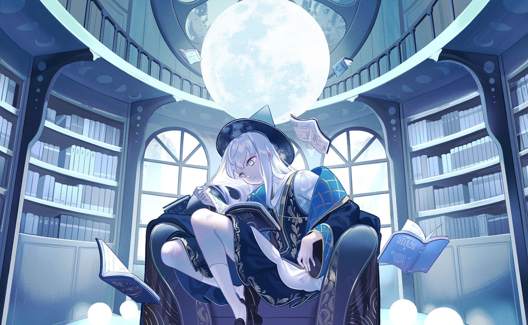 ArtStation - Blue moon