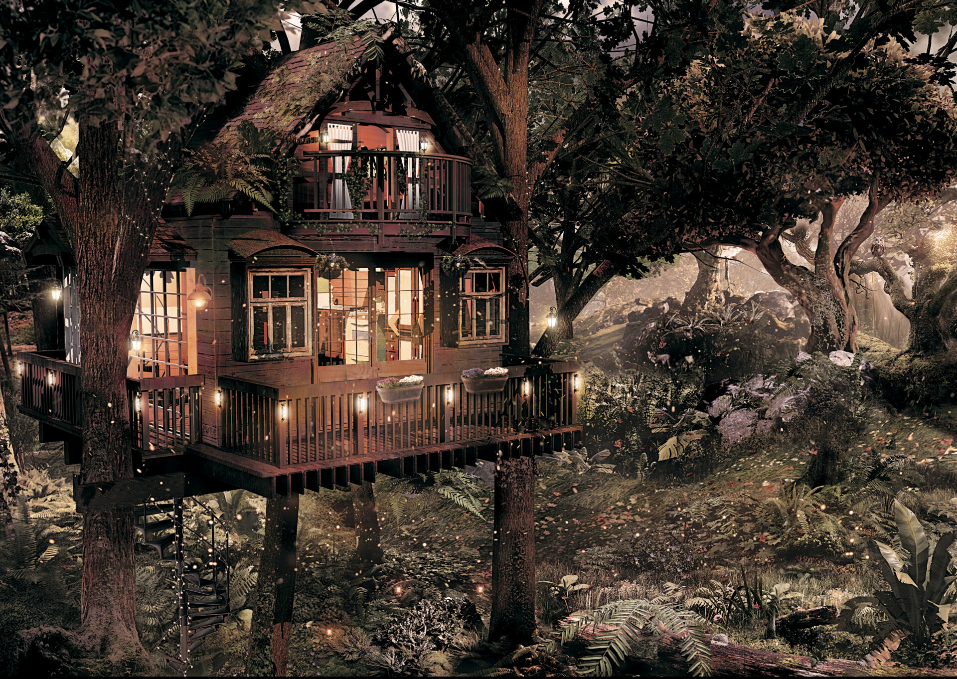 ArtStation - treehouse 2