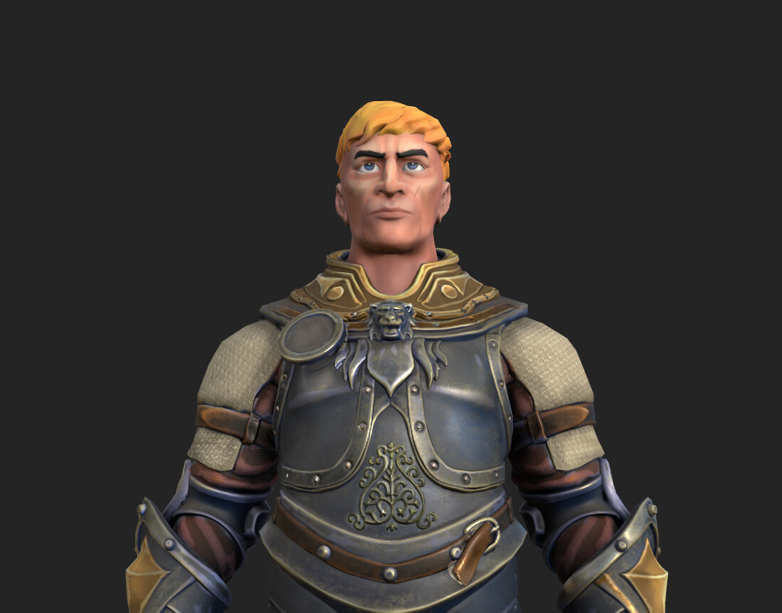 ArtStation - character warrior draft