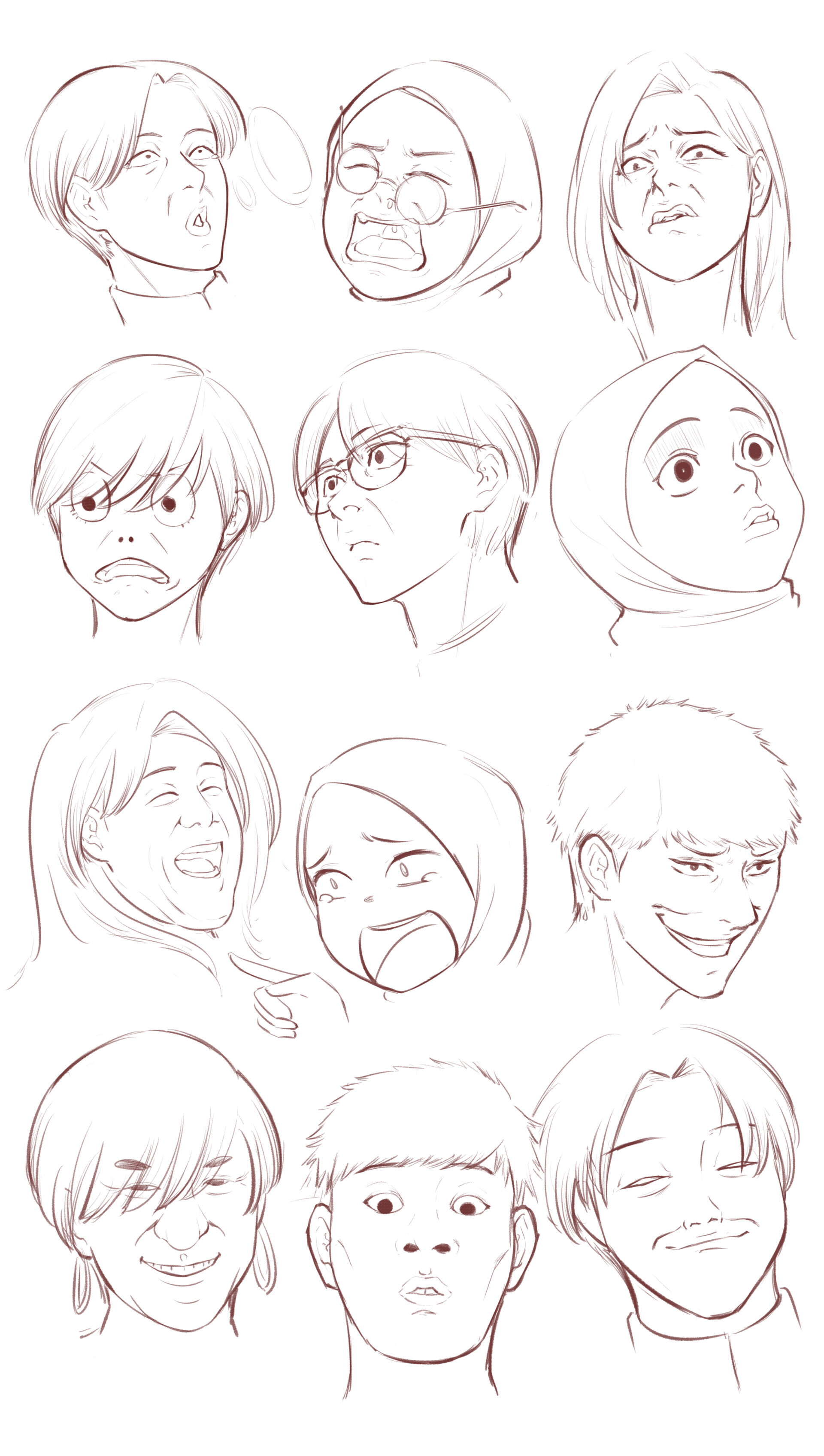 ArtStation - Facial expressions study (?)