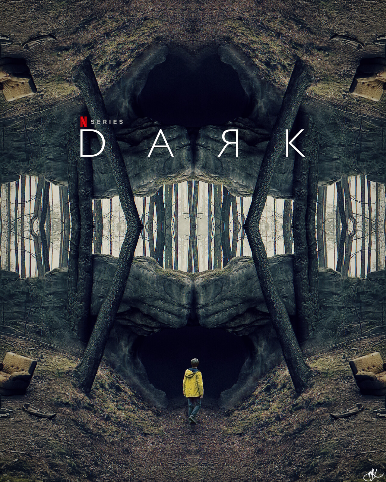 Mitchell Netes - Dark | Winden Cave Poster Remake