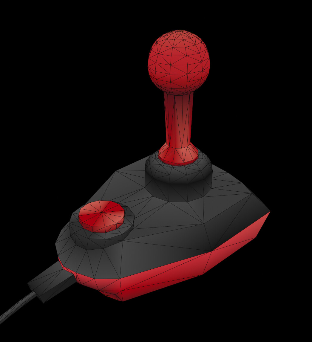 Mogens Skjold - The Arcade - lowpoly + vertex painted