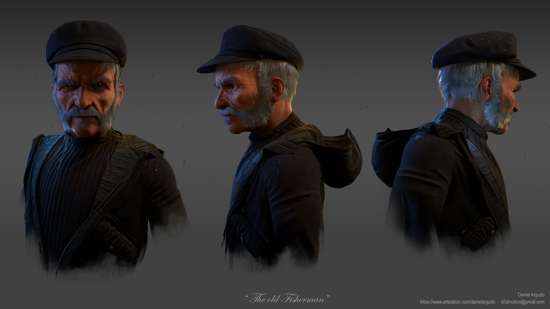 Daniel Argudo Villalba - The Old Fisherman - Real time model