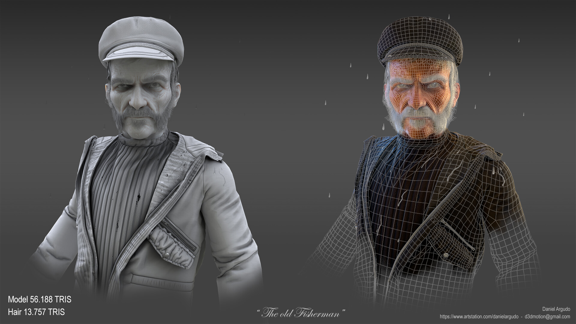 Daniel Argudo Villalba - The Old Fisherman - Real time model