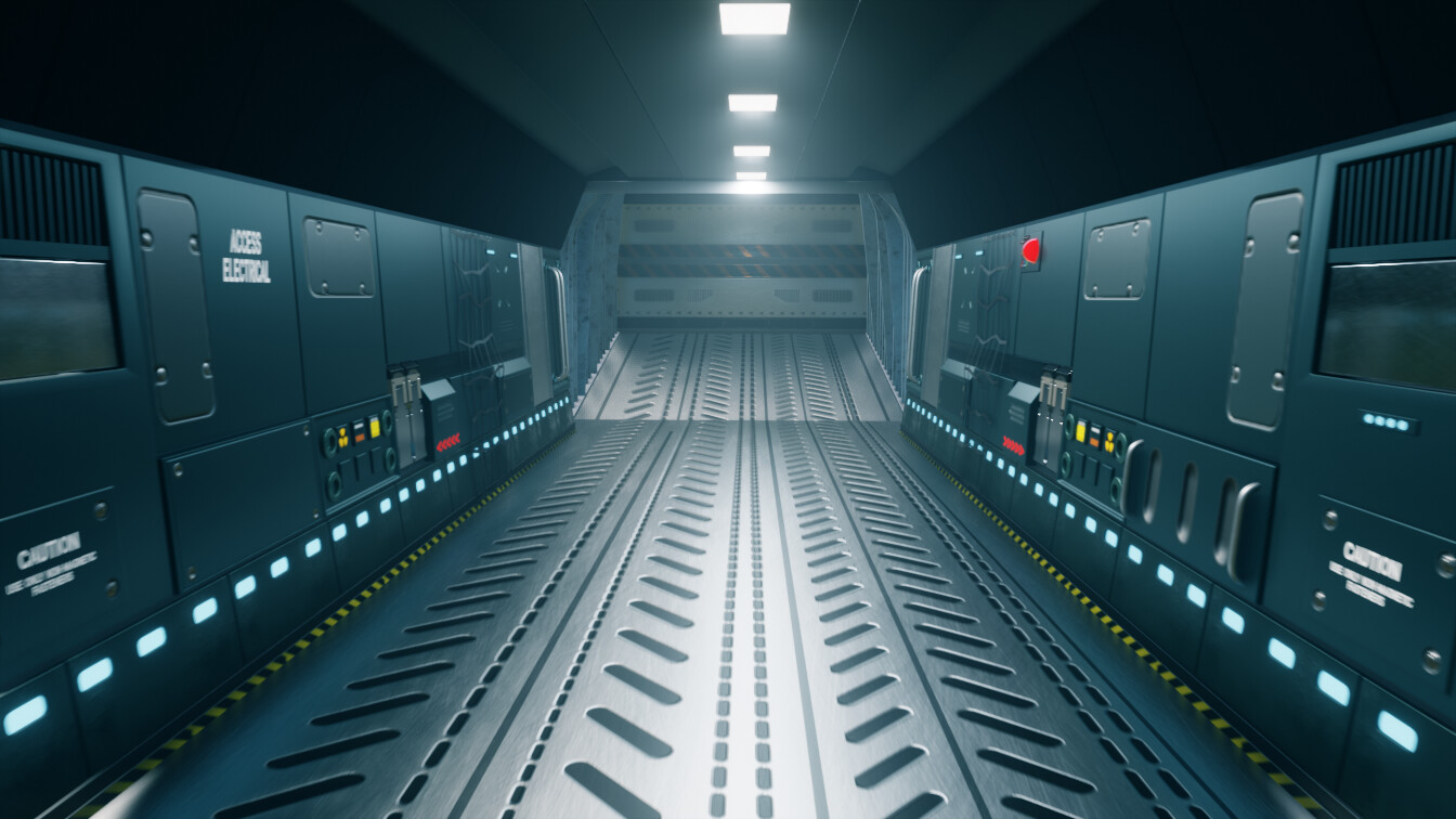 cargo plane interior