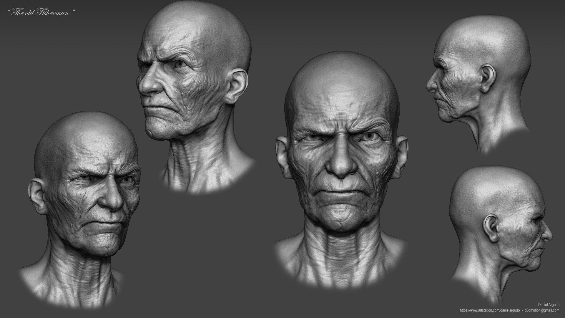 Daniel Argudo Villalba - The Old Fisherman - Real time model