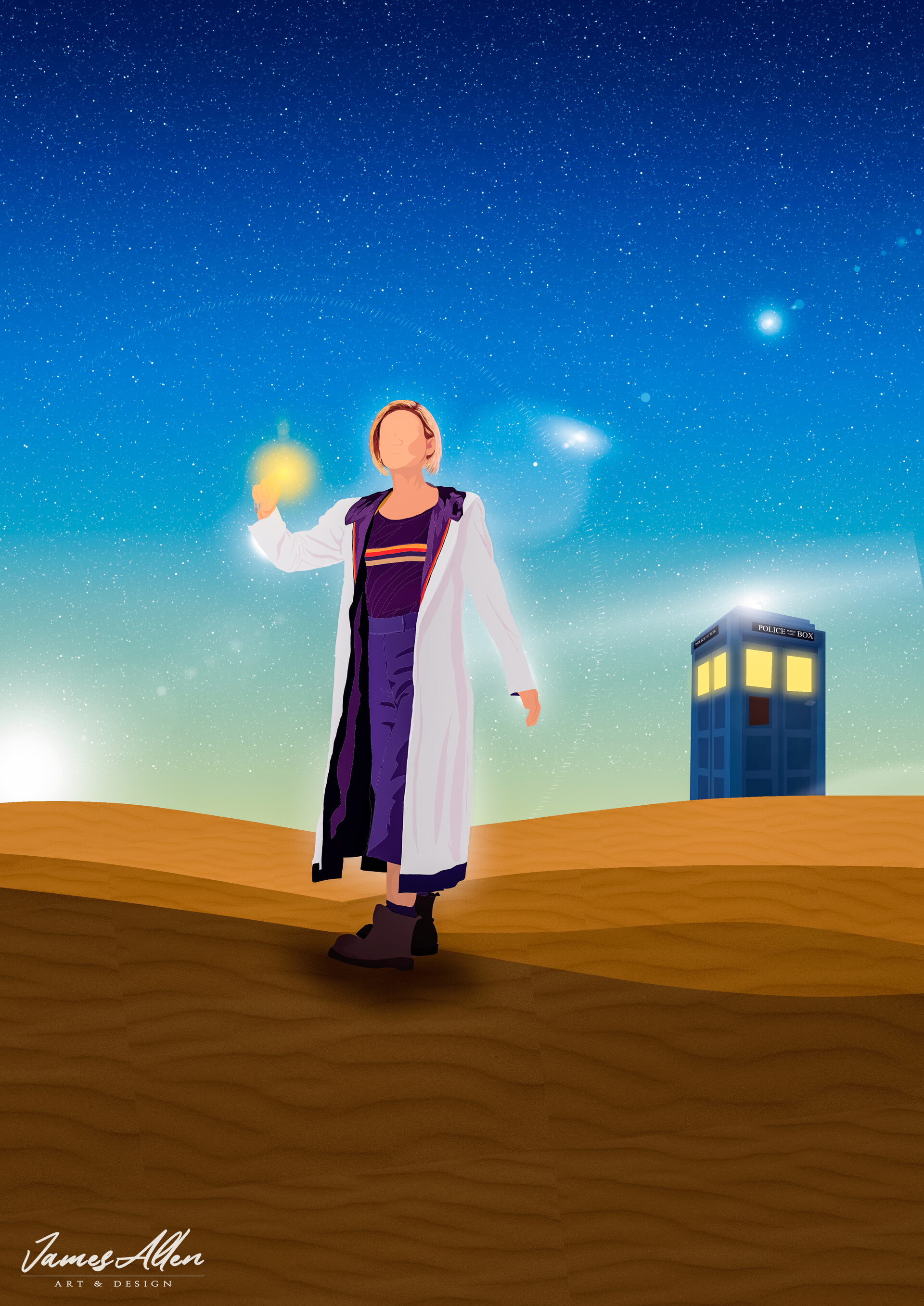 ArtStation - 13th Doctor Character Poster