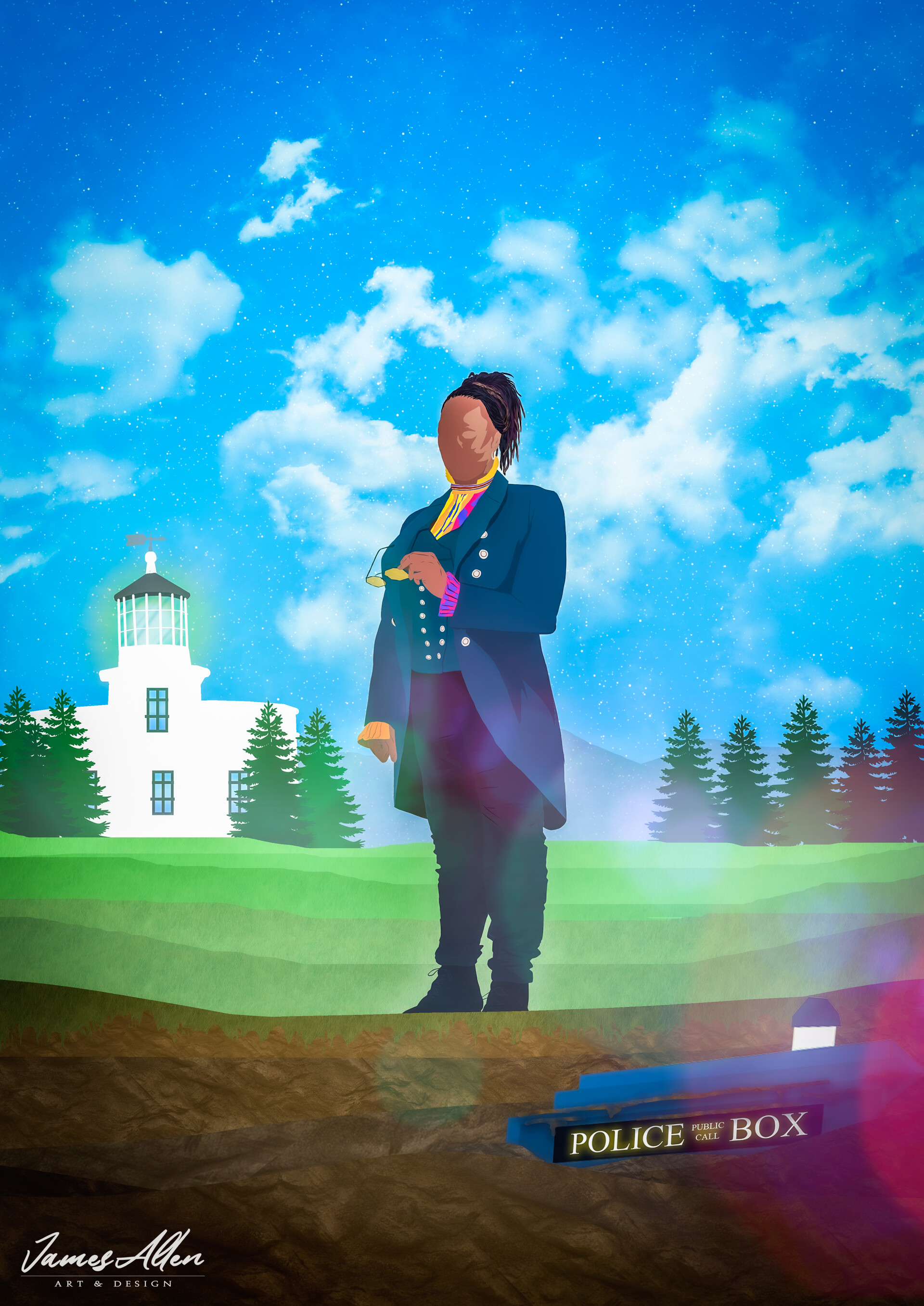 ArtStation - Fugitive Doctor Character Poster