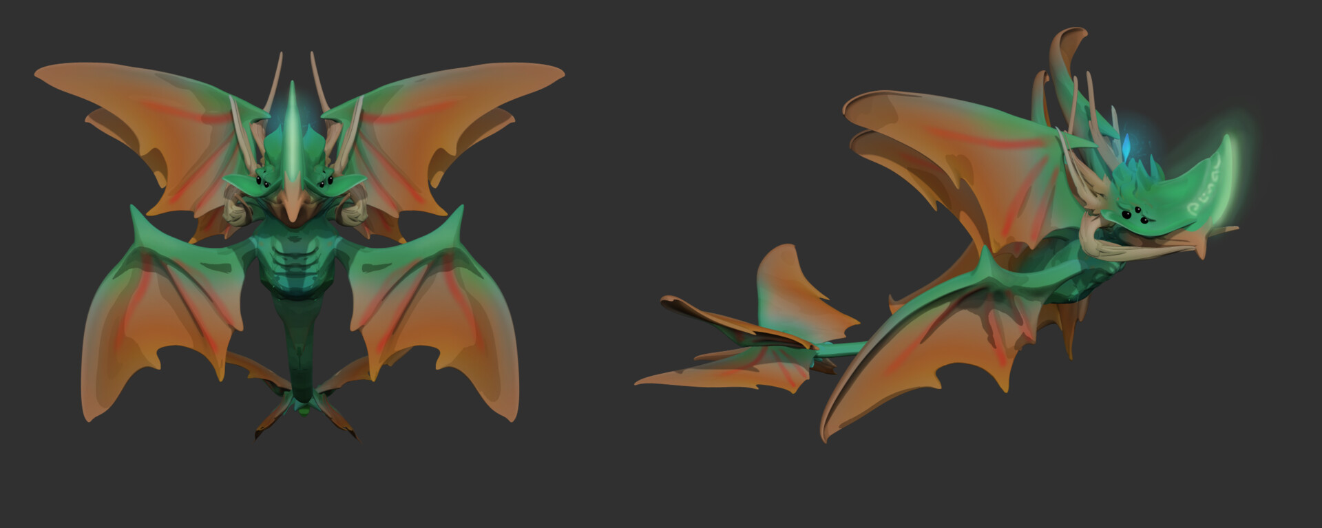 ArtStation - Dragon (6 Winged)