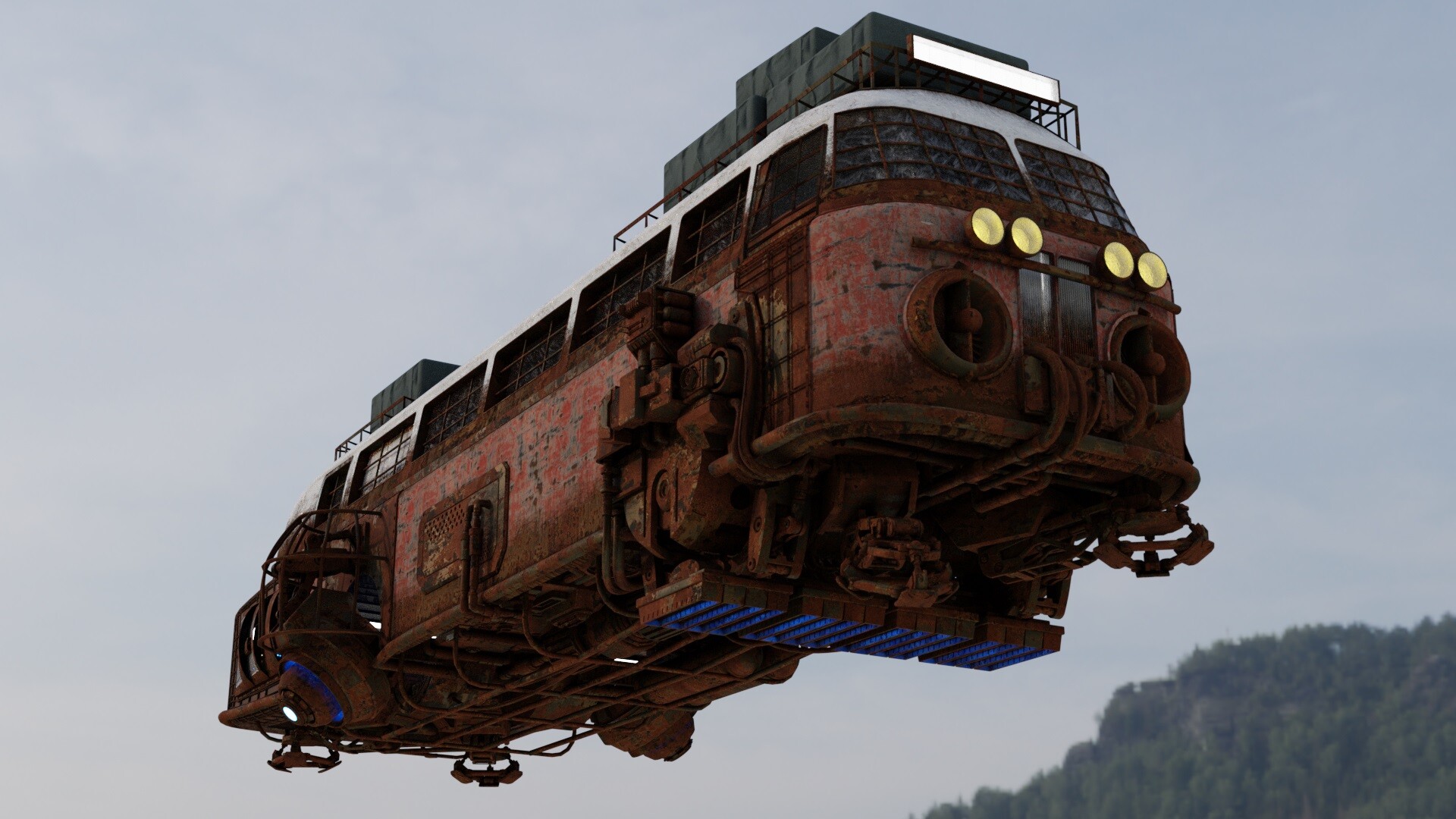 ArtStation - Hoverbus Ikarus