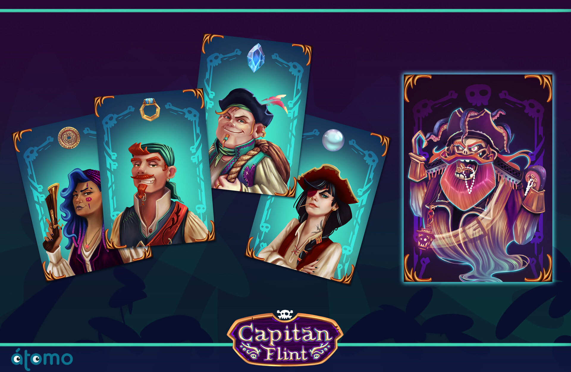 ArtStation - Capitan Flint - cover /card character