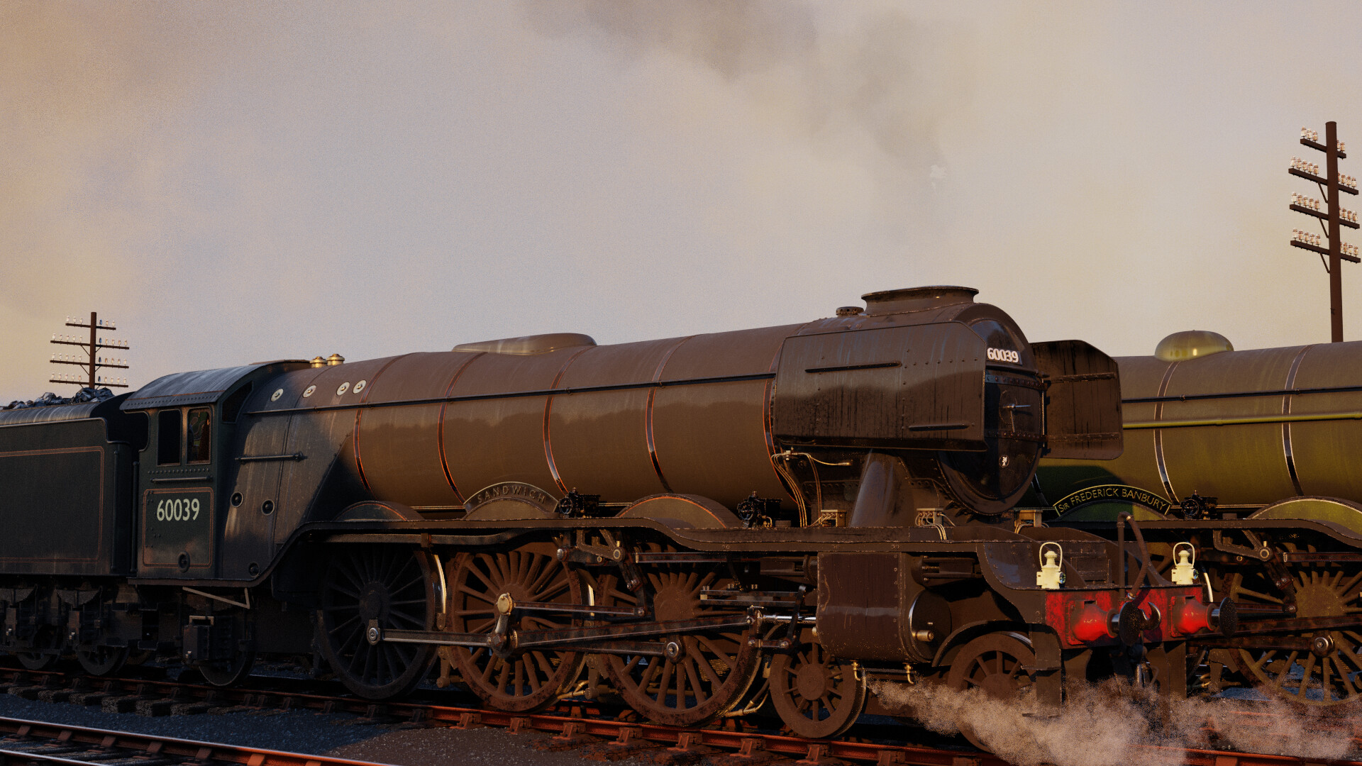 Matthew Hurst - LNER A3 60039, Sandwich