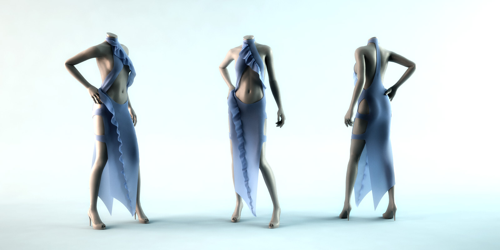 ArtStation - Rubber dress design