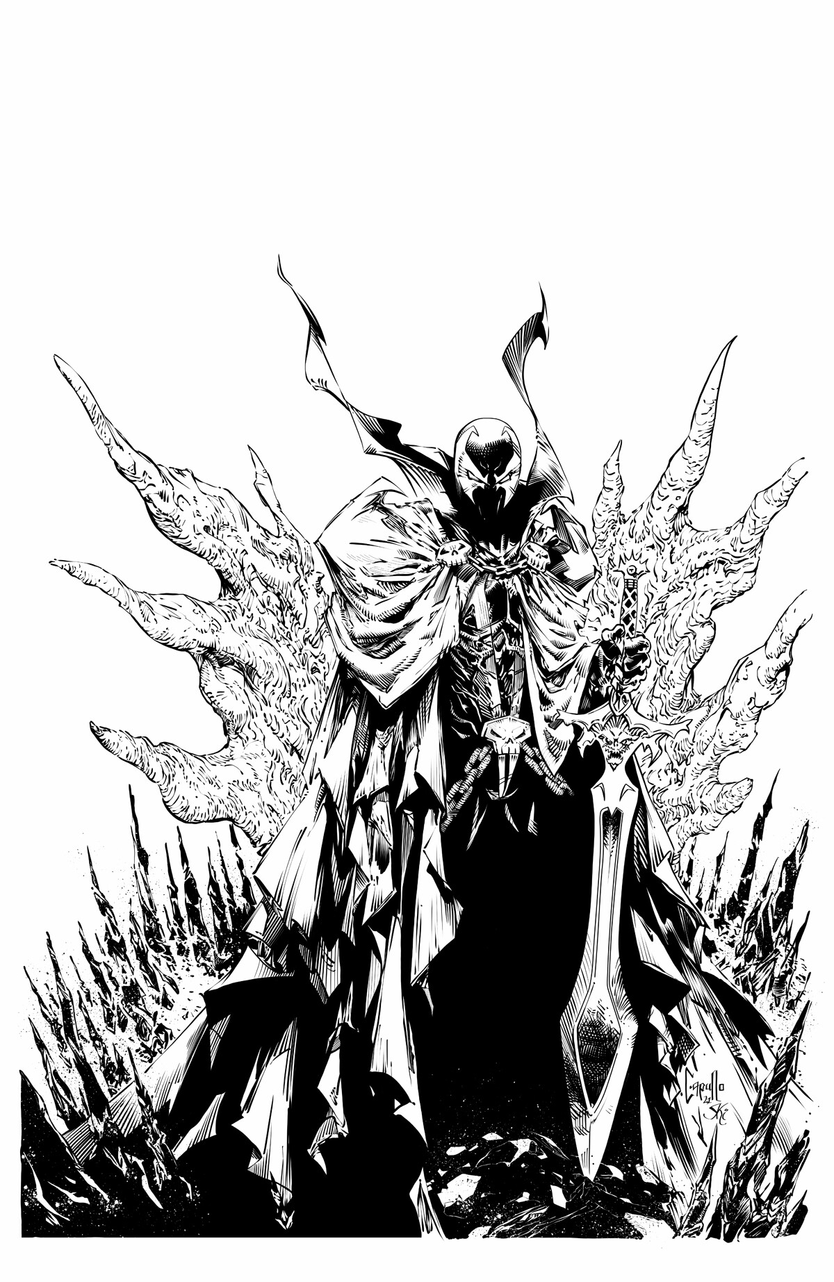 ArtStation - Greg Capullo's King Spawn