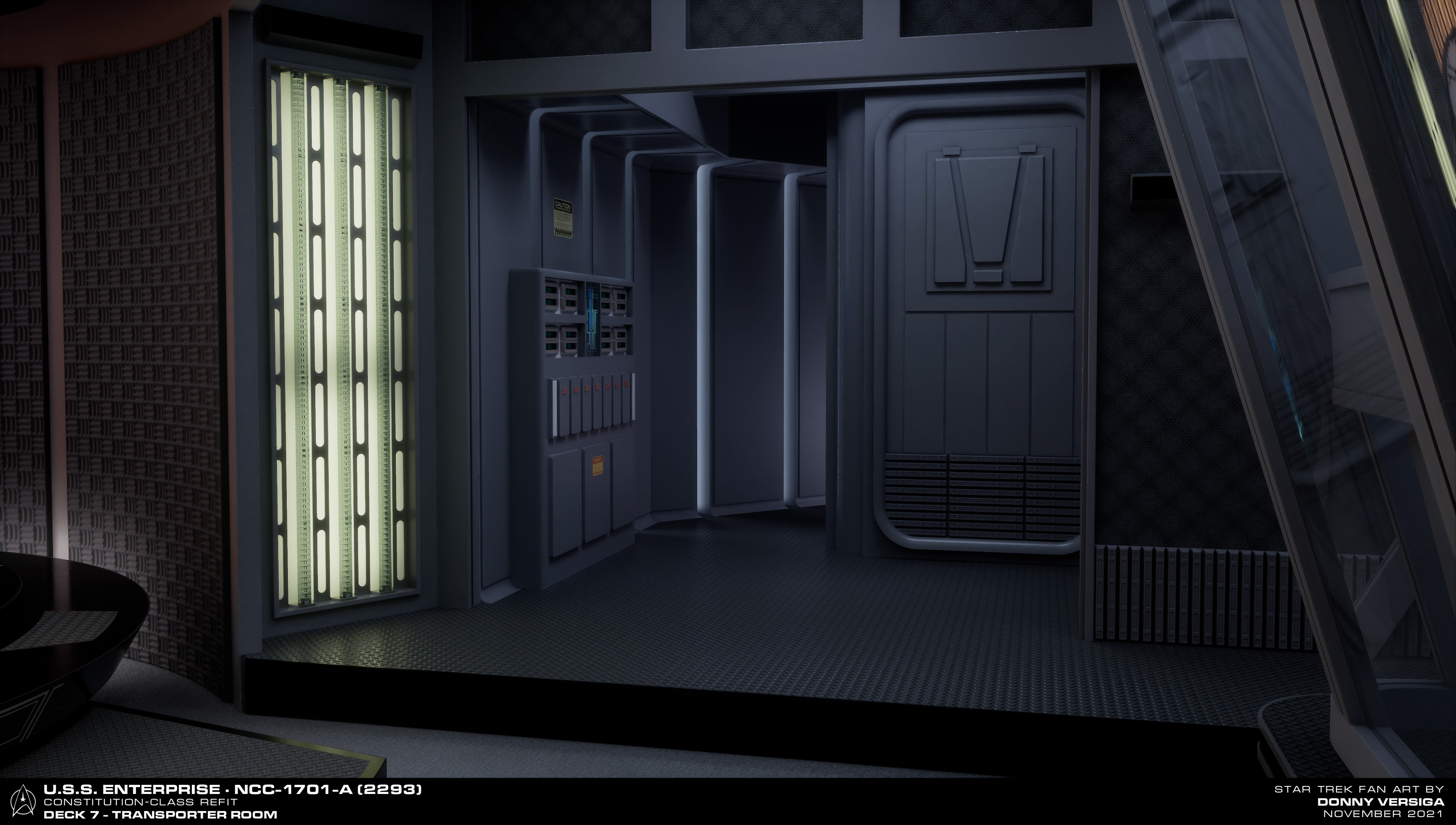 Donny Versiga - U.S.S. Enterprise NCC-1701-A Transporter Room -- Star ...