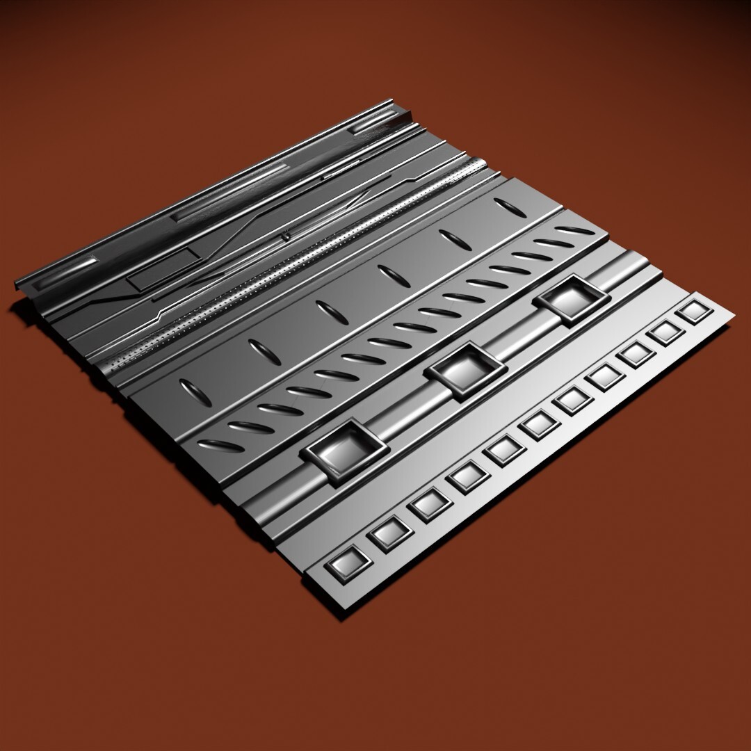 ArtStation - Trim Sheet-First Attempt