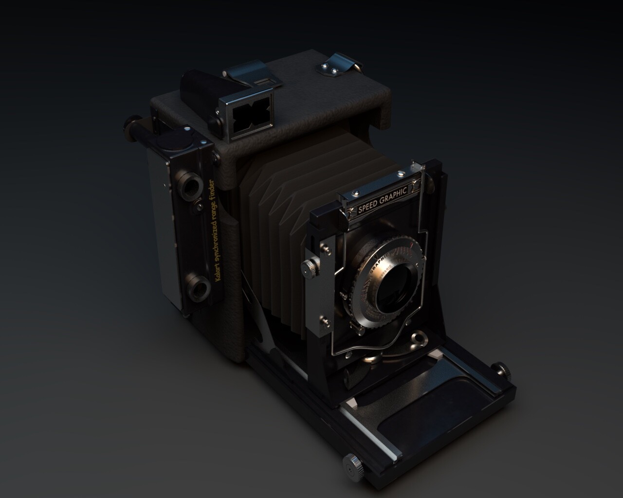 ArtStation - Graflex Speed Graphic Camera
