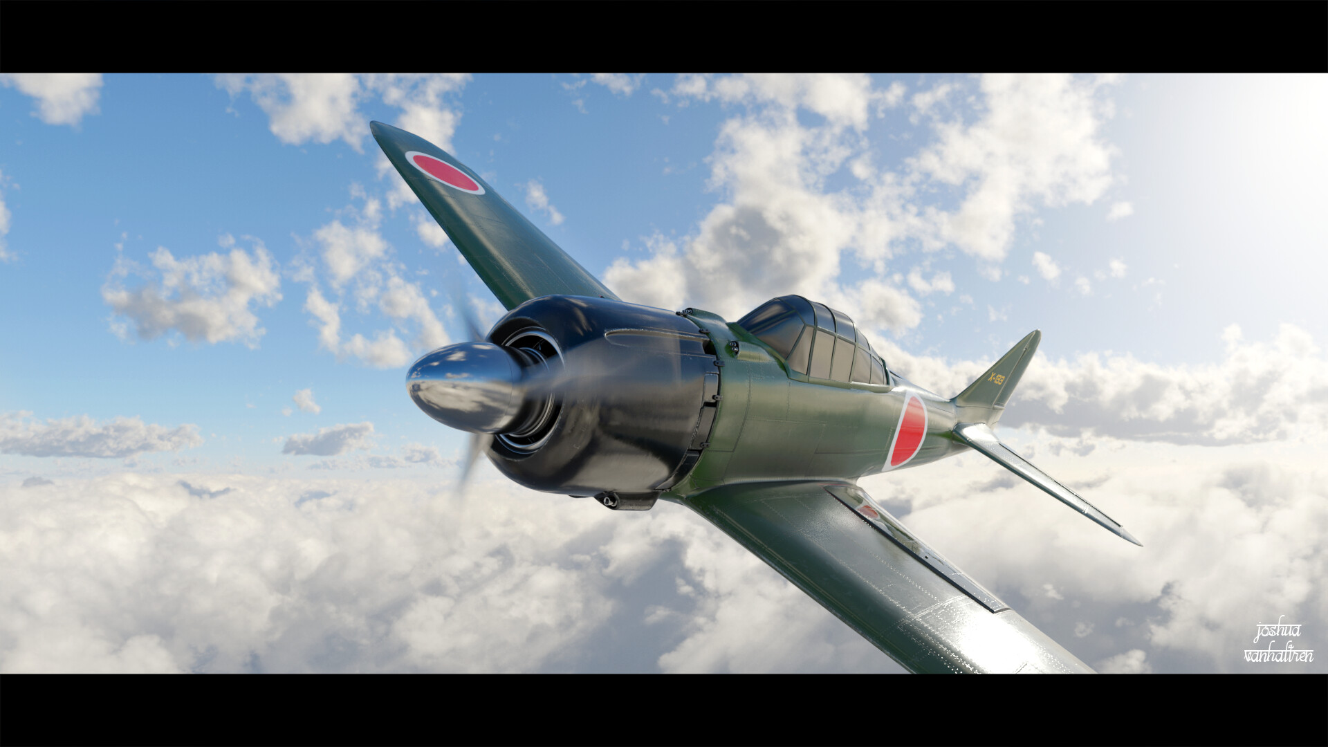 ArtStation - Mitsubishi A6M Zero - Blender