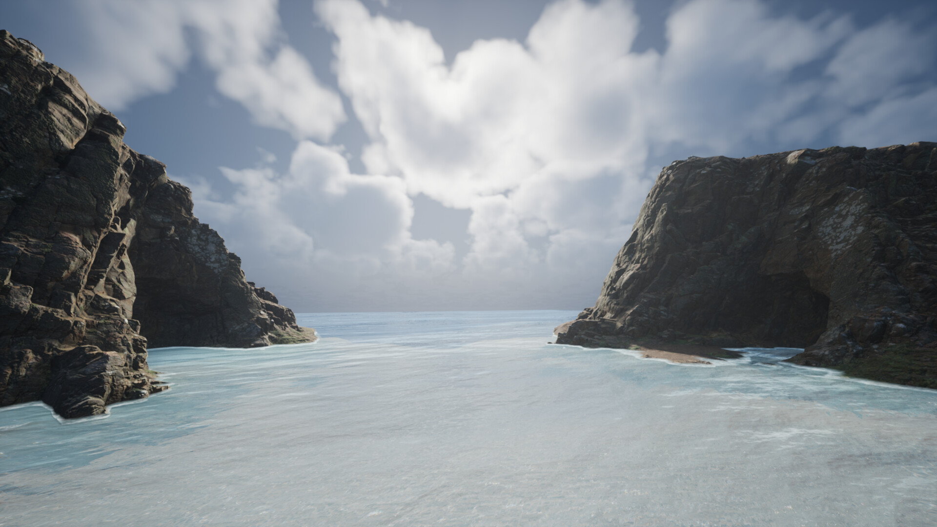 ArtStation - Blue sea and sky