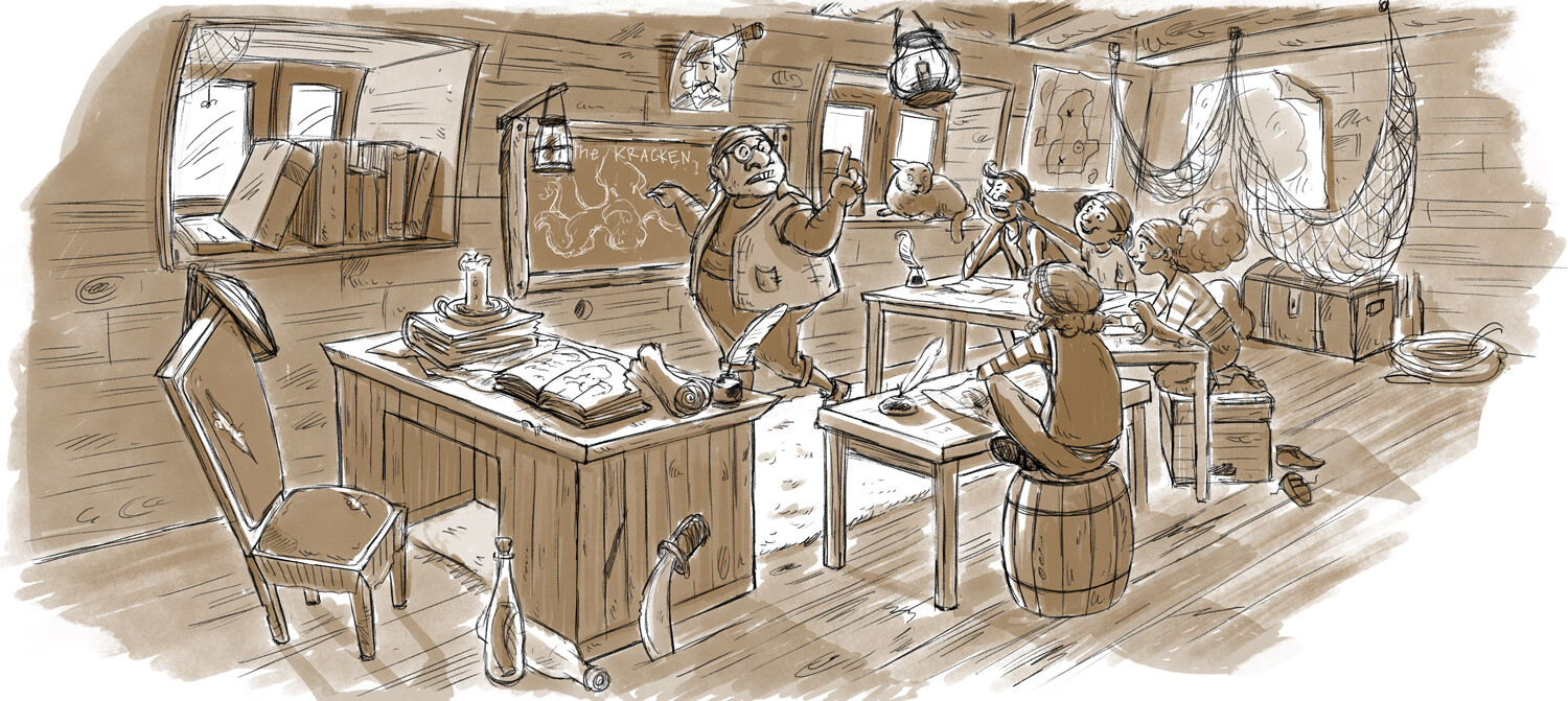 ArtStation - Pirate School
