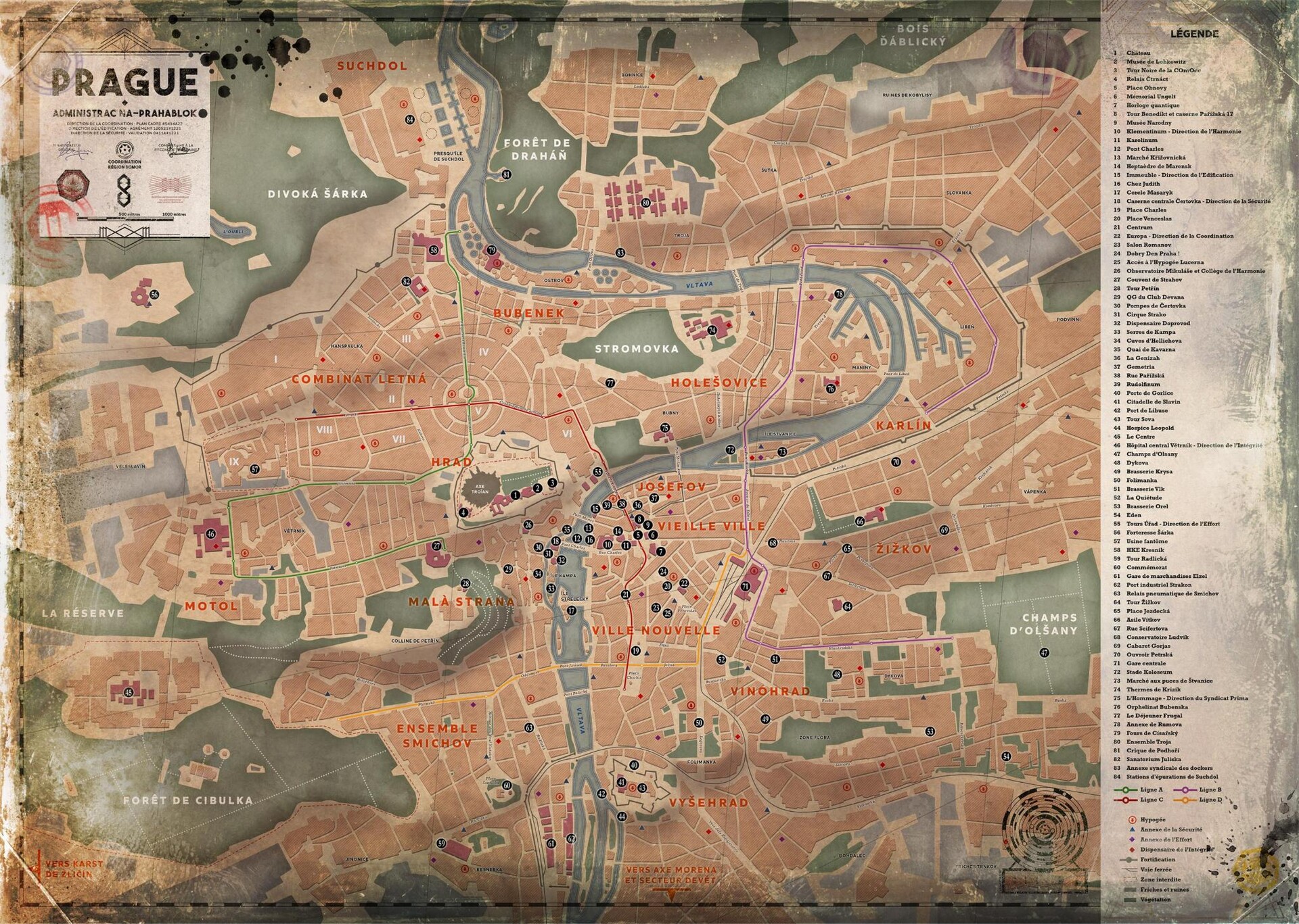 ArtStation - Map of Prague, for NOC