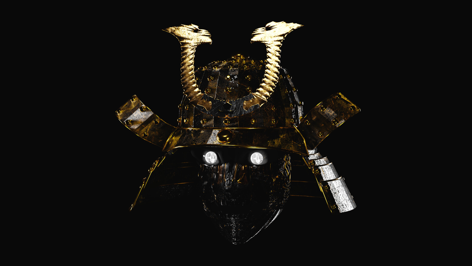 ArtStation - Golden Demon Samurai