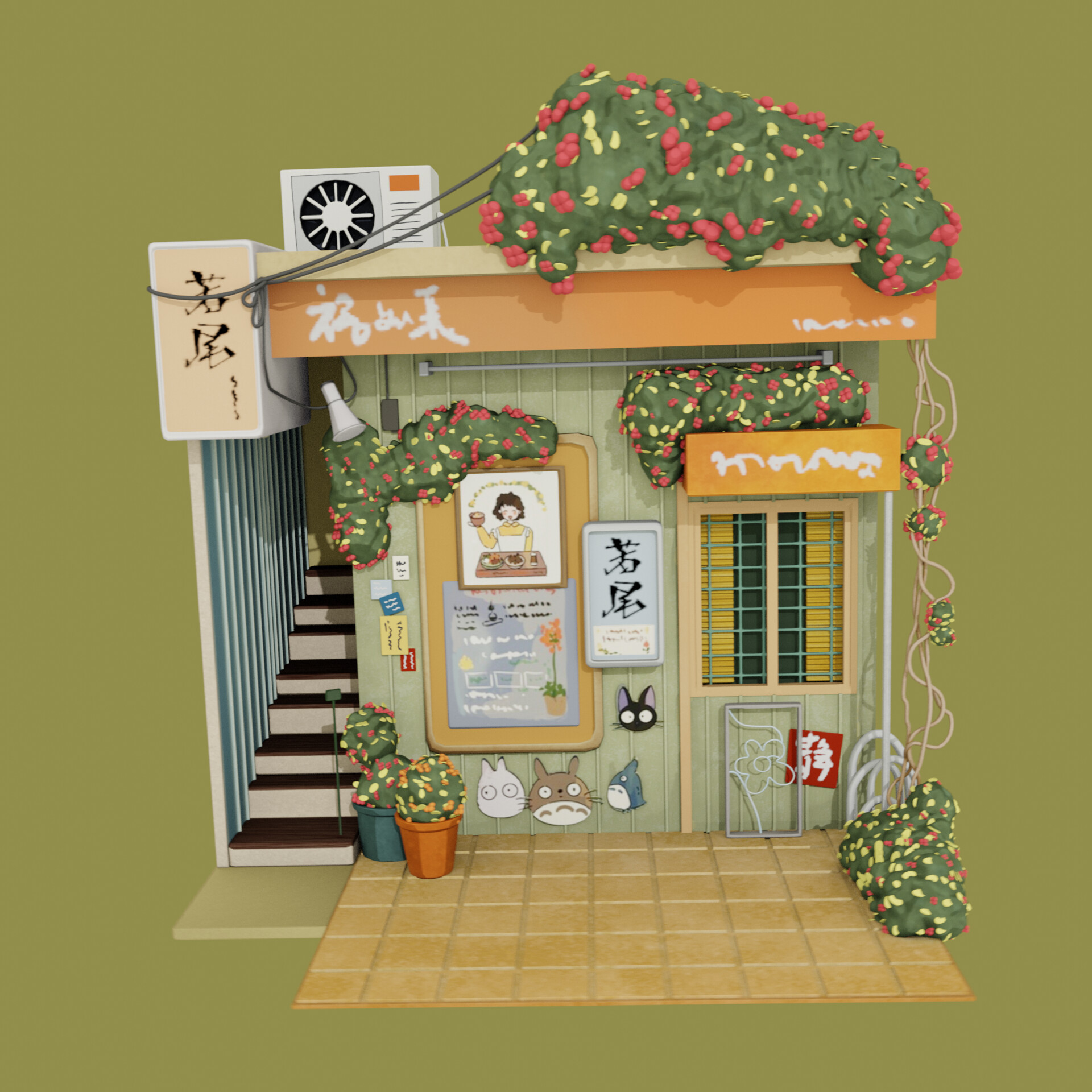 ArtStation - Storefront (concept by Angela Hao)