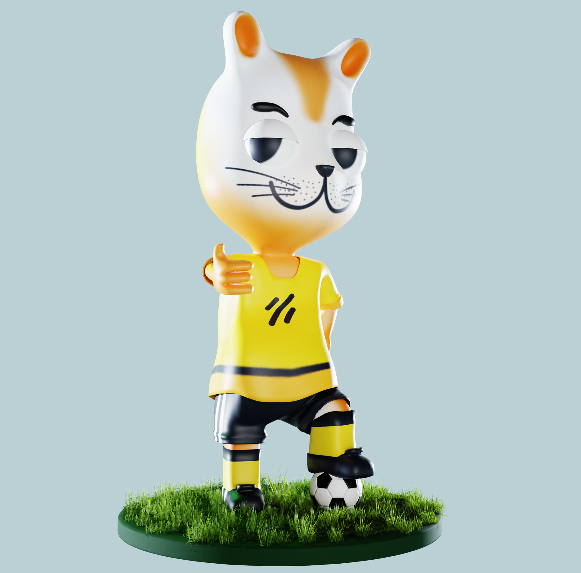 ArtStation - Cat Soccer