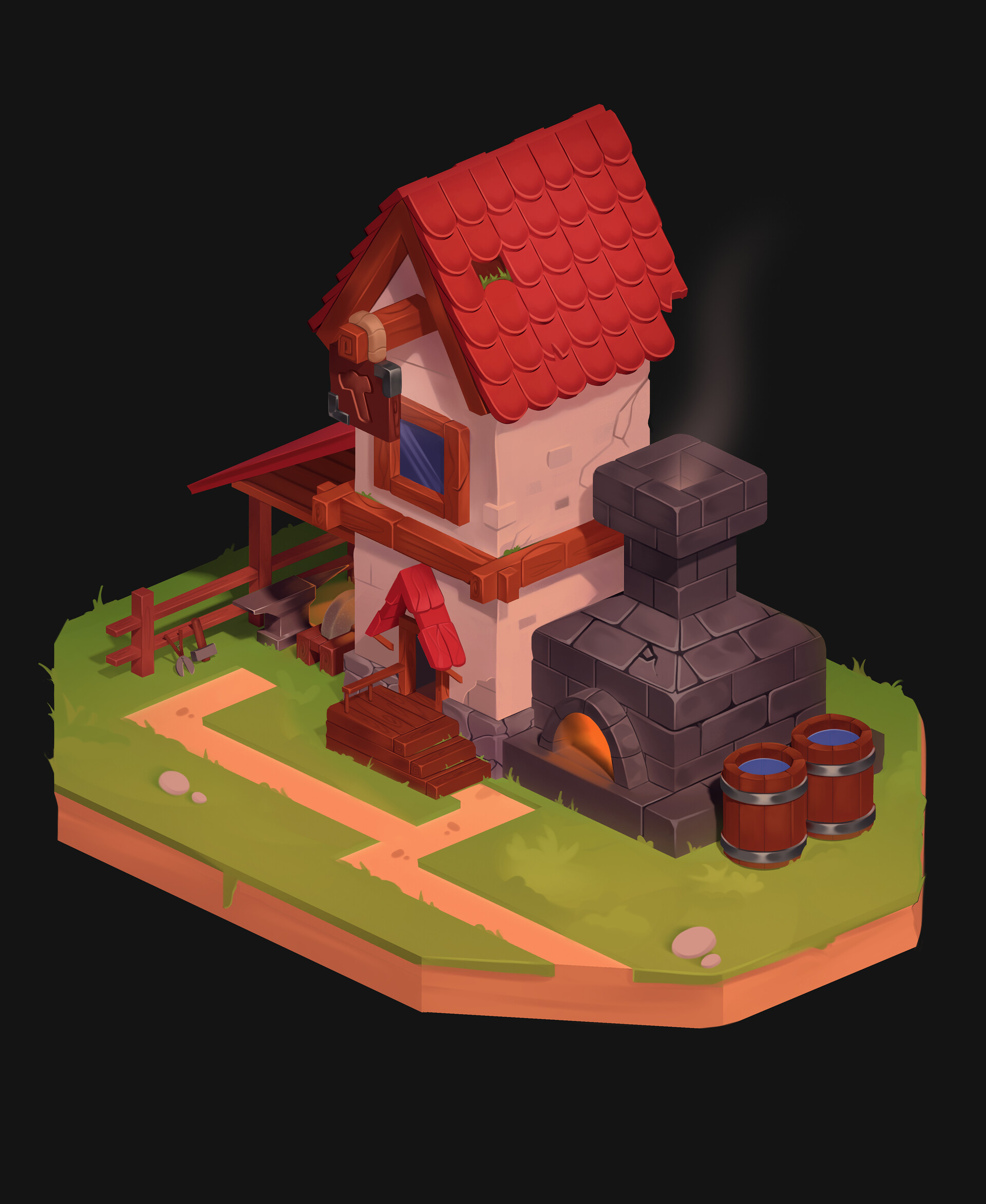 ArtStation - Isometric Forge