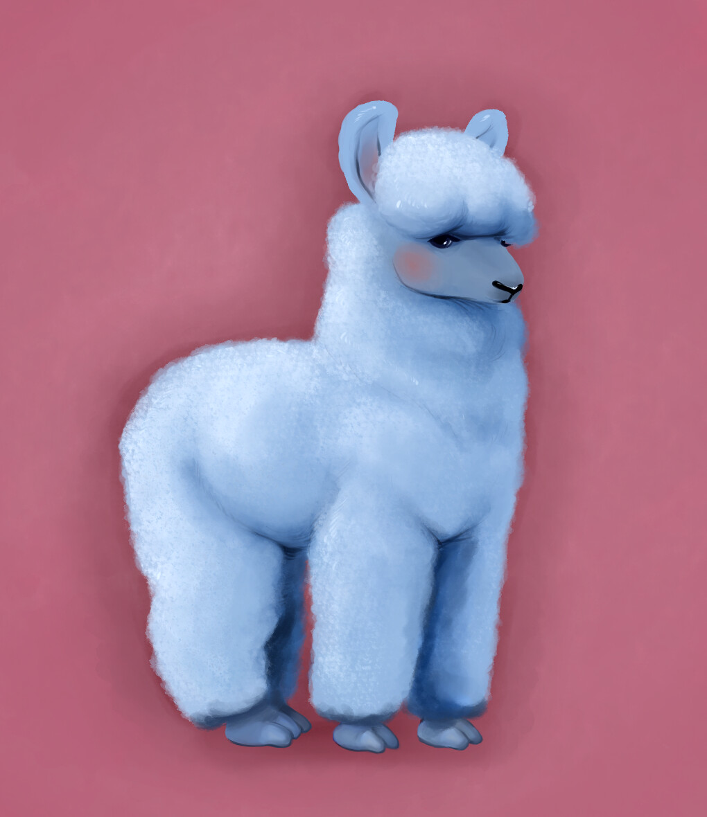 ArtStation - Alpaca Illustration