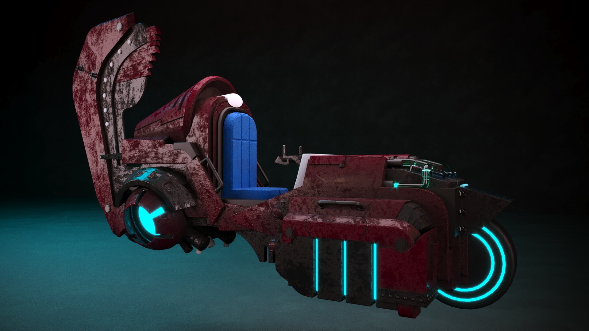 ArtStation - SCI-FI Motorcycle