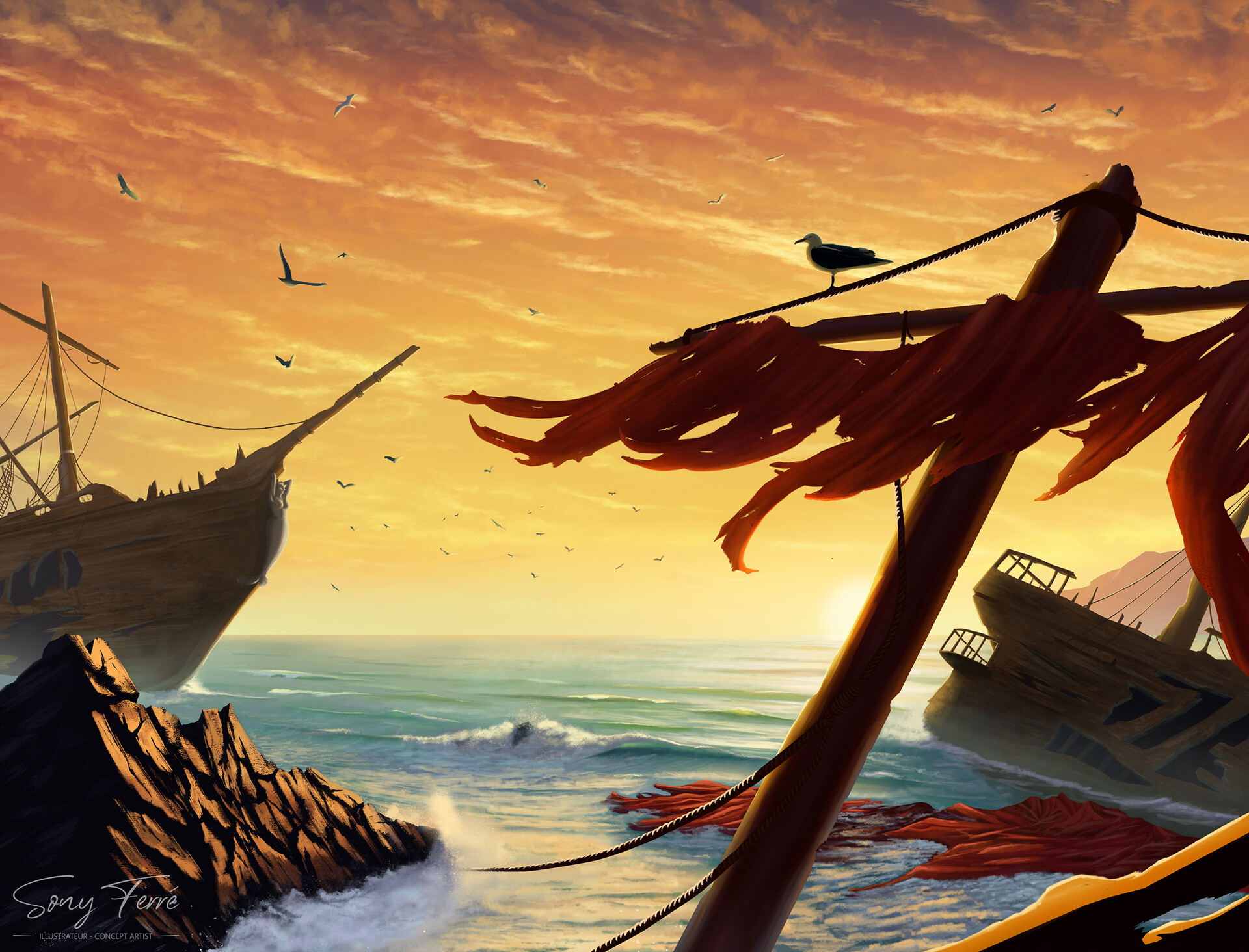 ArtStation - Path of Sacrifices - Cursed Bay