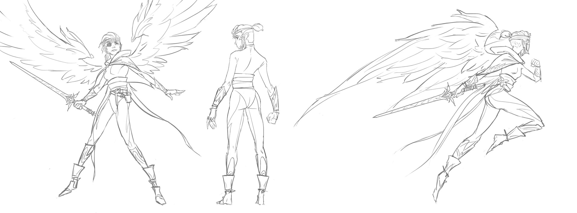 guardian angel drawing reference