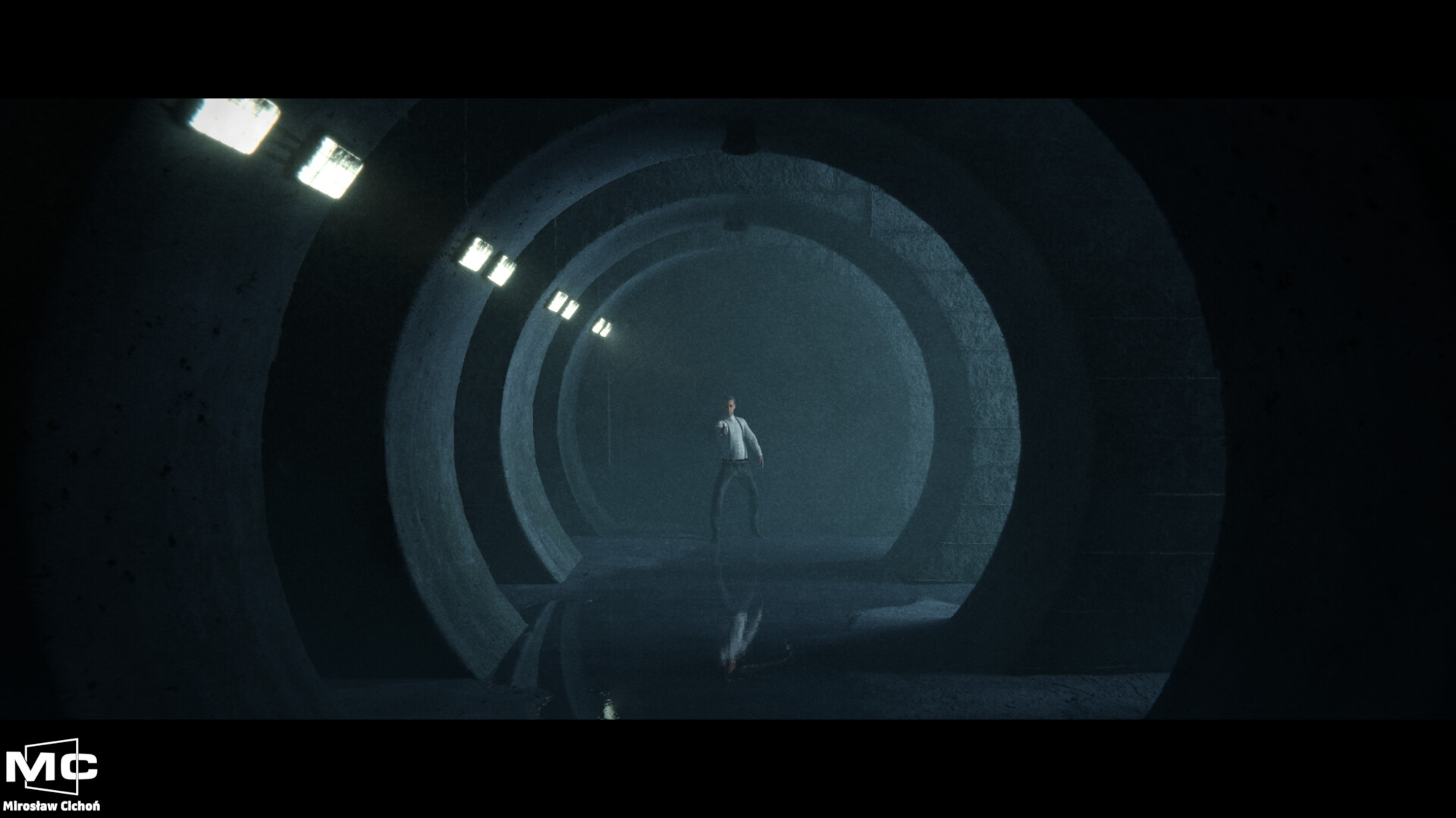 james bond gun barrel 4k