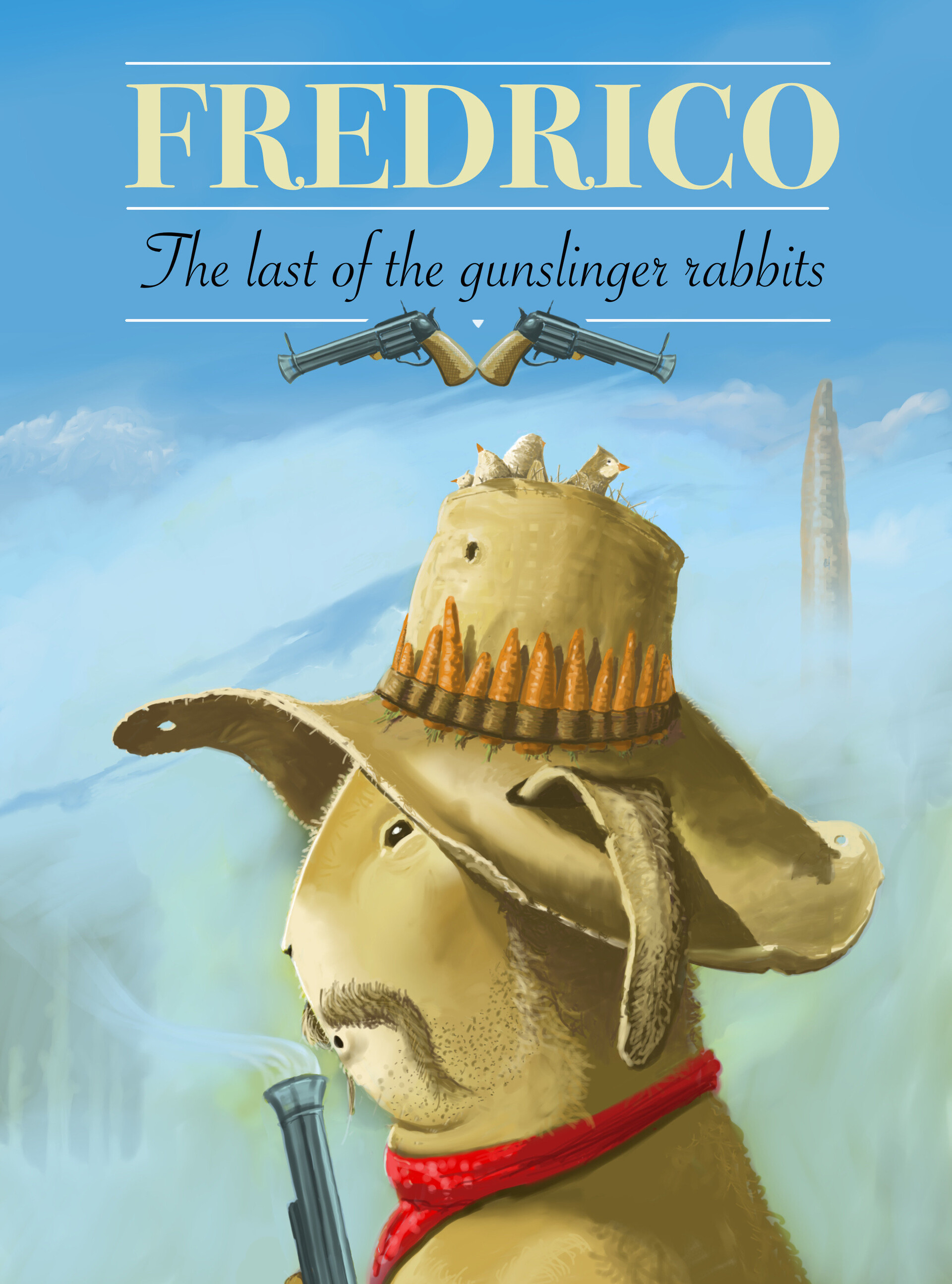 ArtStation - Fredrico the Last of the Gunslinger Rabbits