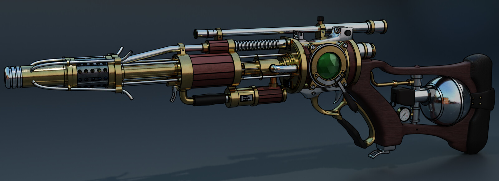 Andrew Leyva - Steam Carbine Rifle and Animation