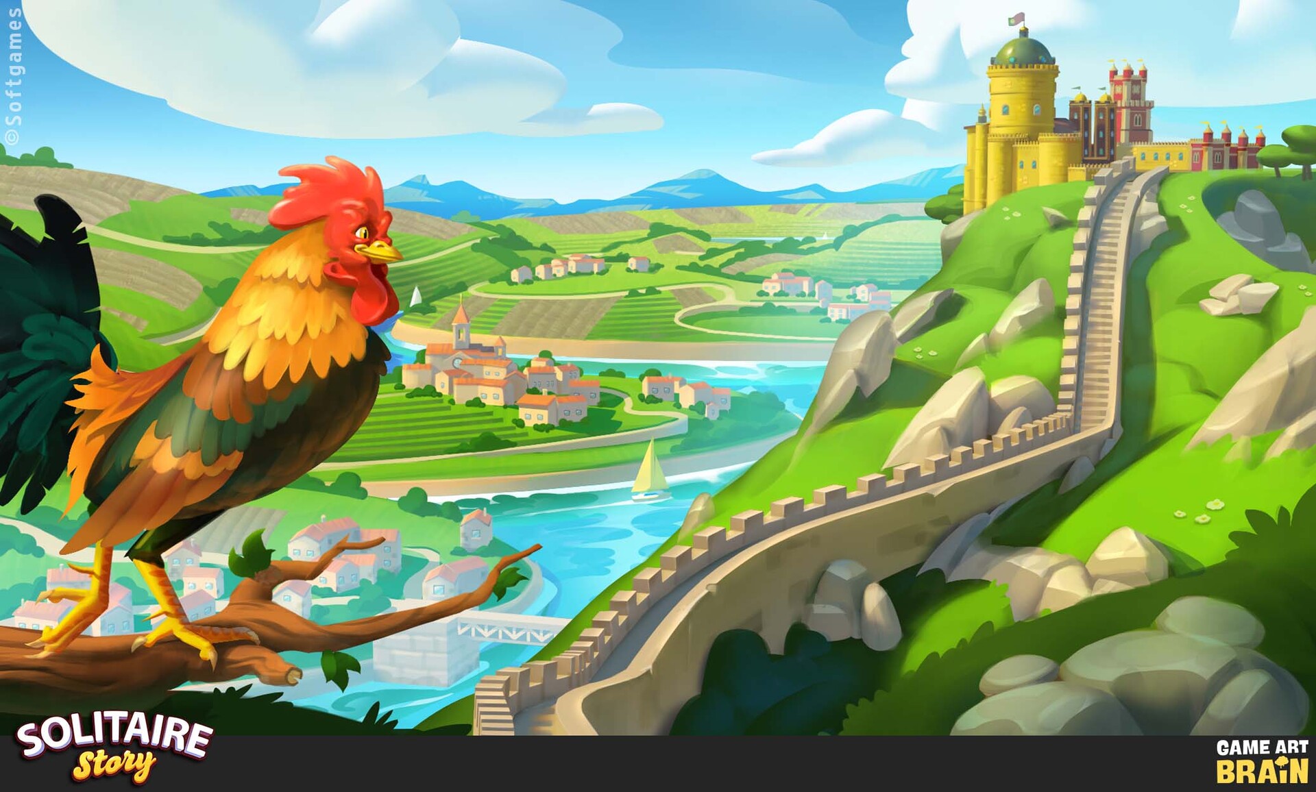 Game Art Brain - Creation & Consulting - Solitaire Backgrounds