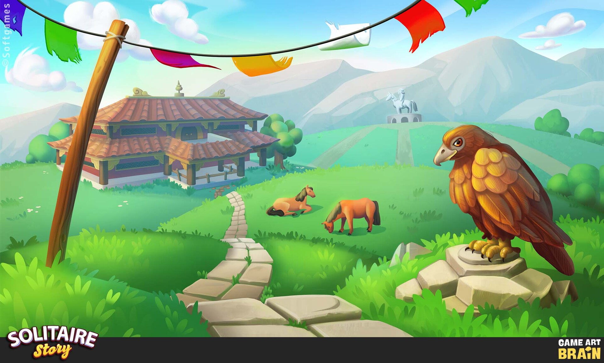 Game Art Brain - Creation & Consulting - Solitaire Backgrounds