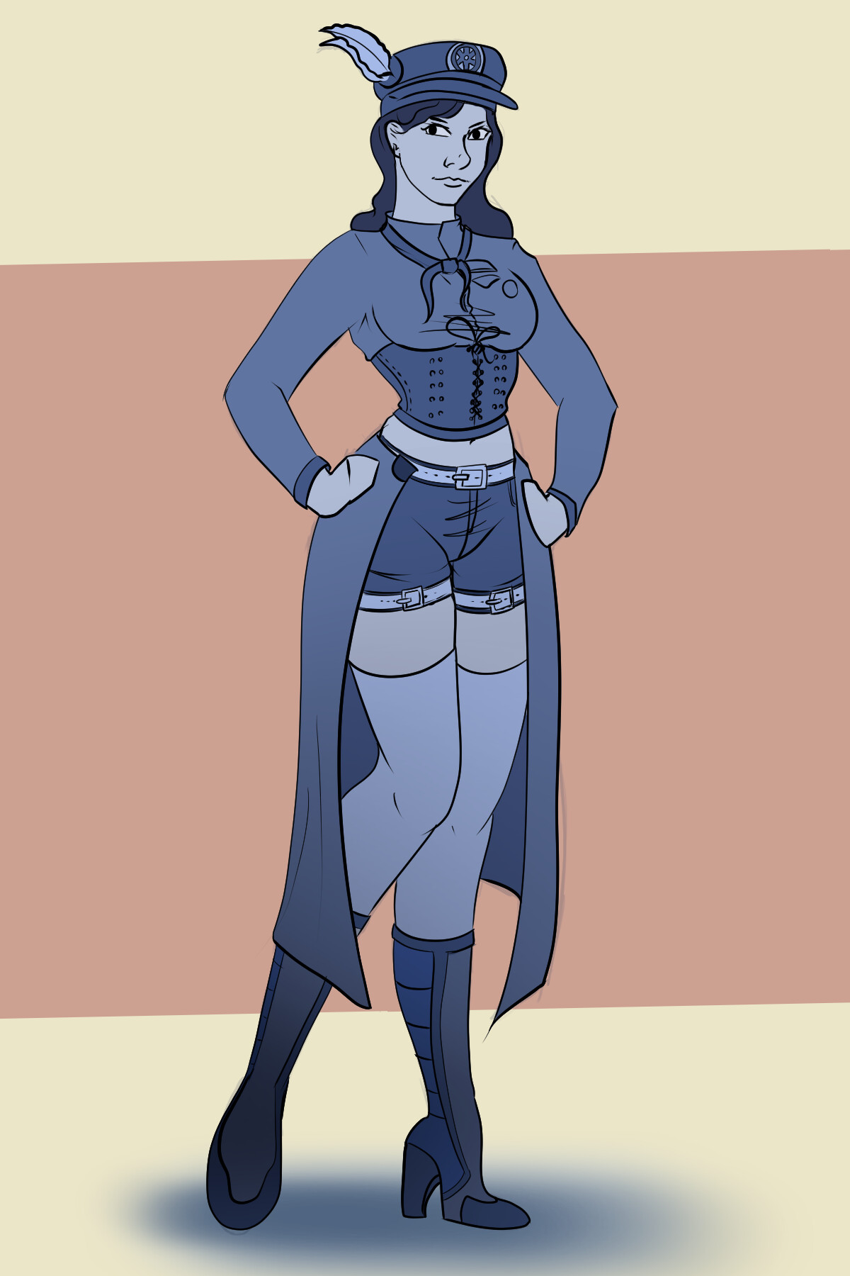 ArtStation - Sailor Line Drawing