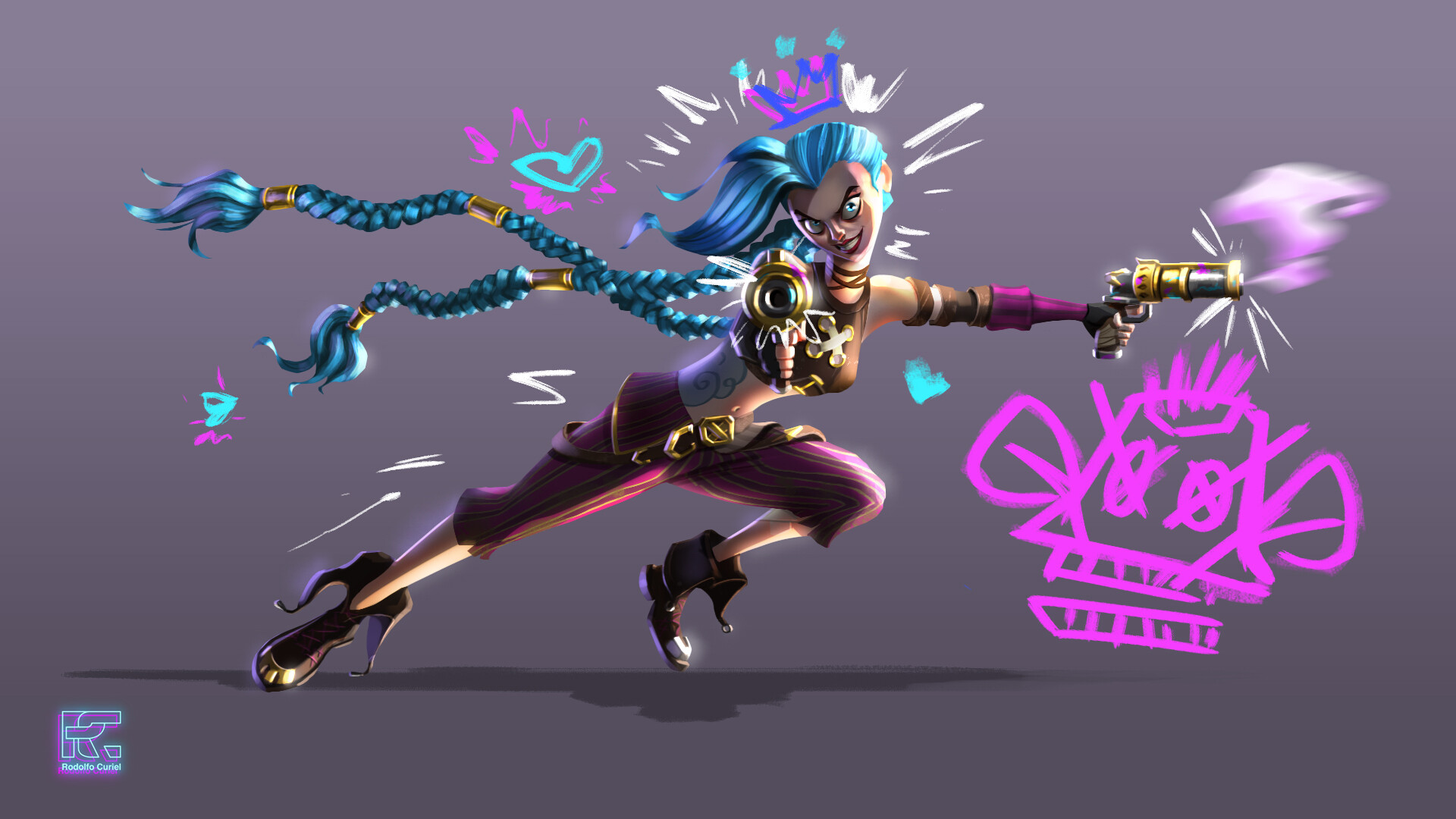 ArtStation - JINX - ARCANE (League Of Legends)