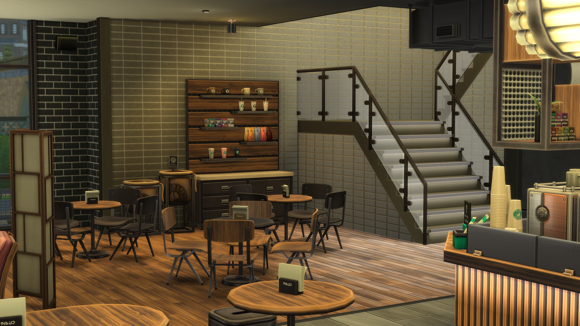 Alex - Coffee Shop Assets - The Sims 4 Style
