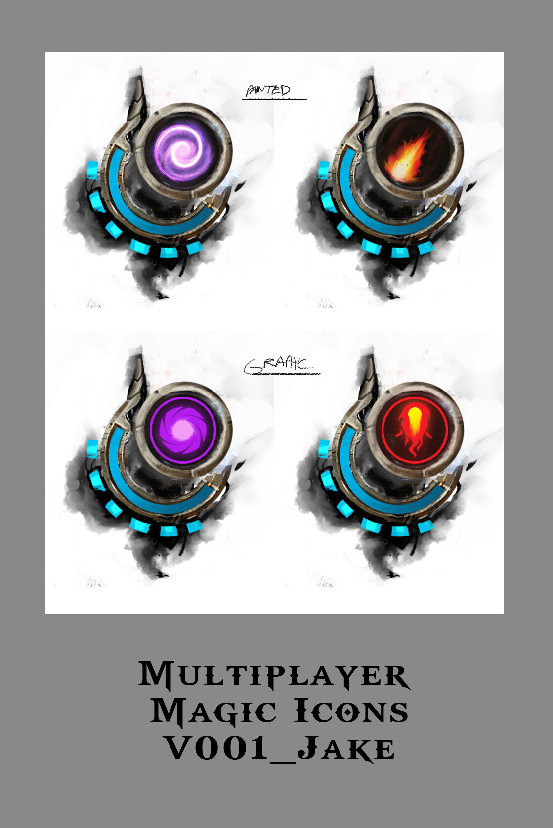 Jake Raymor - God of War 4: Ascension UI Art and Design