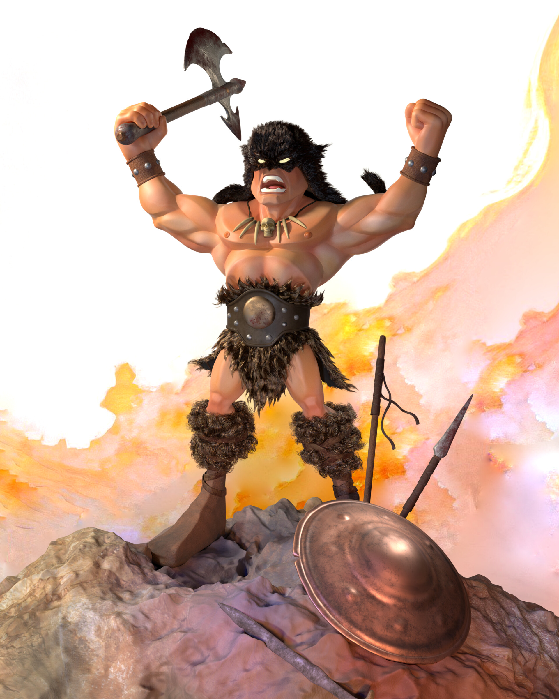 how to draw a fire and ice wolf