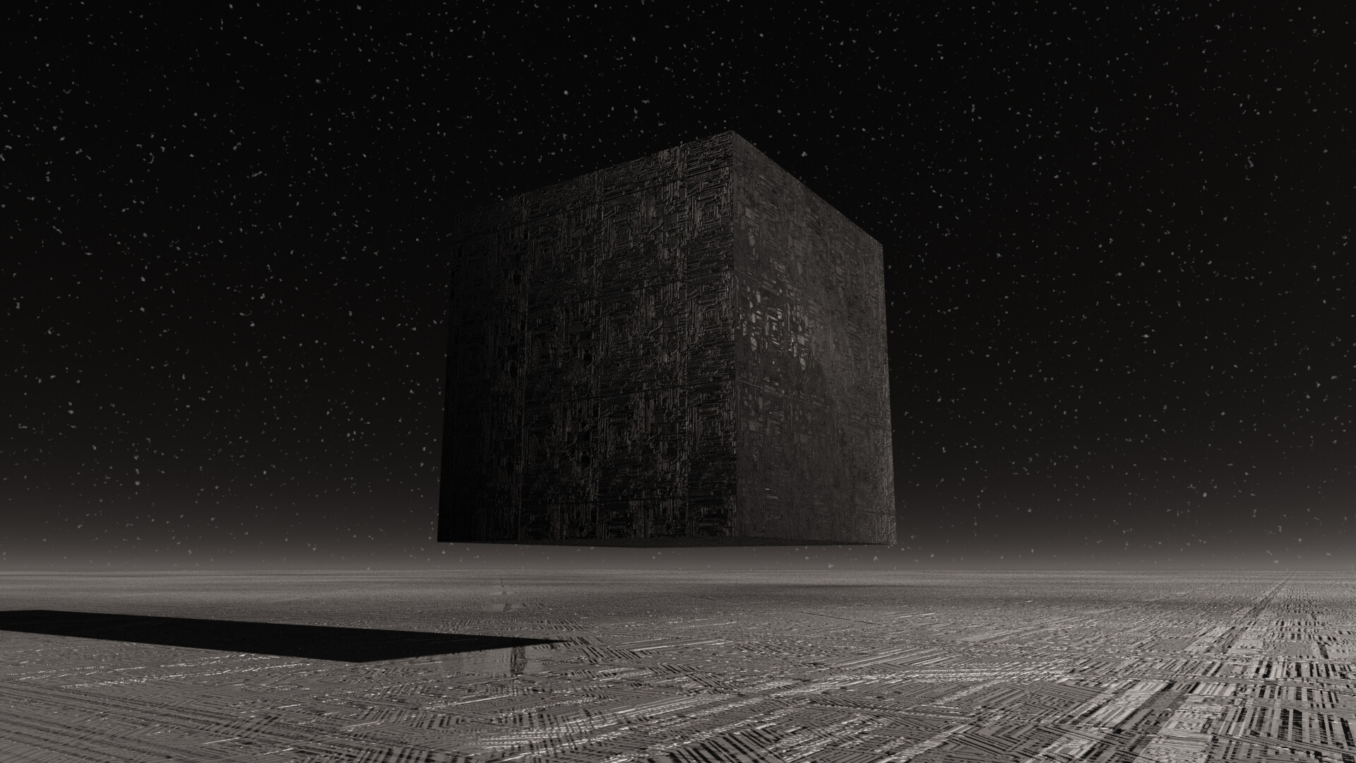 ArtStation - cube boi go in space